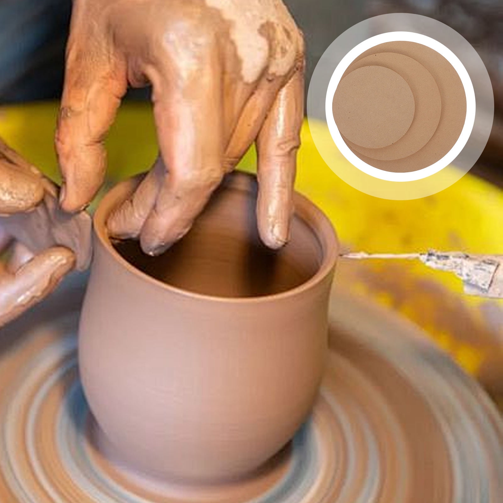 Hemoton 3pcs Pottery Plate Forming Molds Clay Ceramic Molds ...