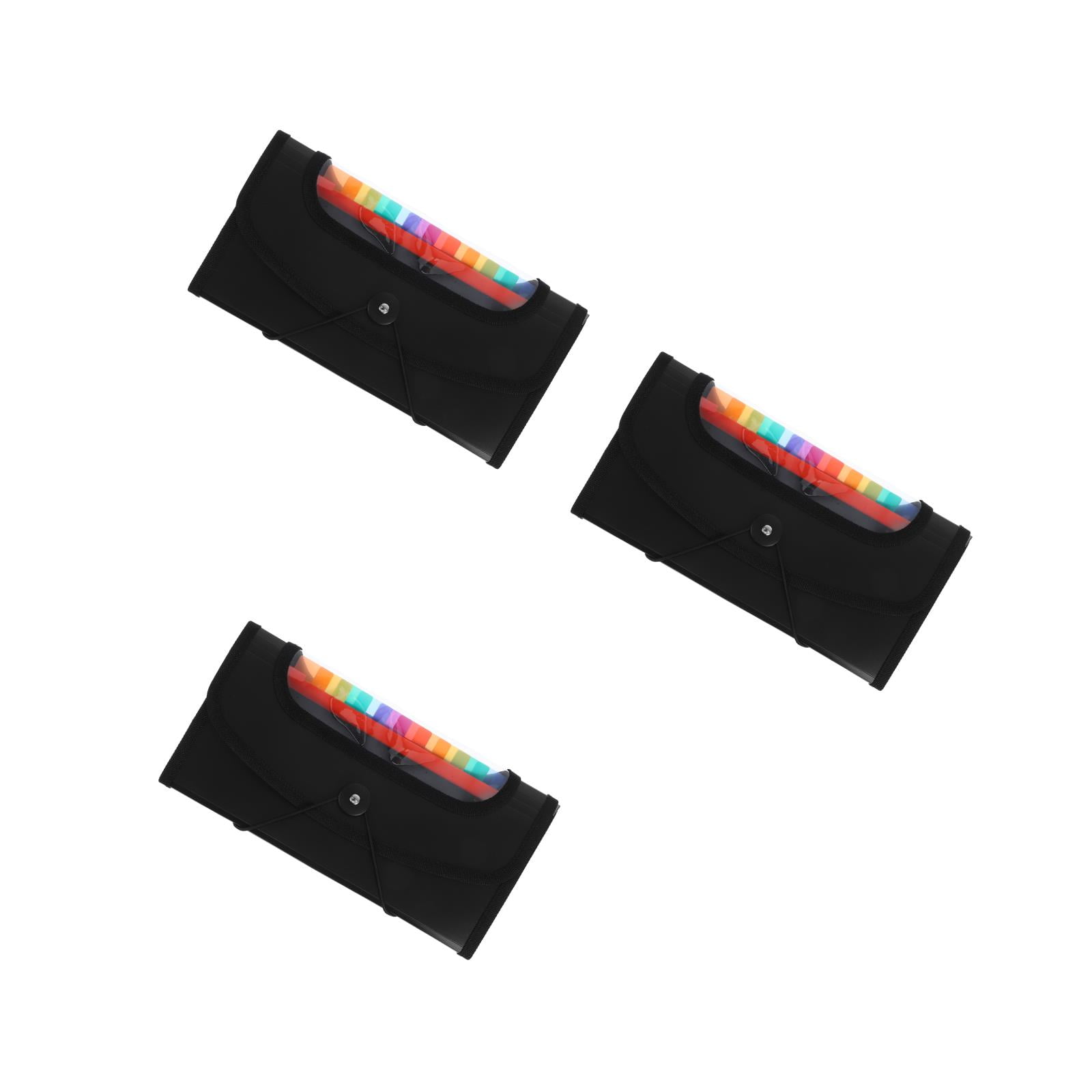 Hemoton 3pcs Receipt Organizer Expanding File Folder Ticket Holder ...