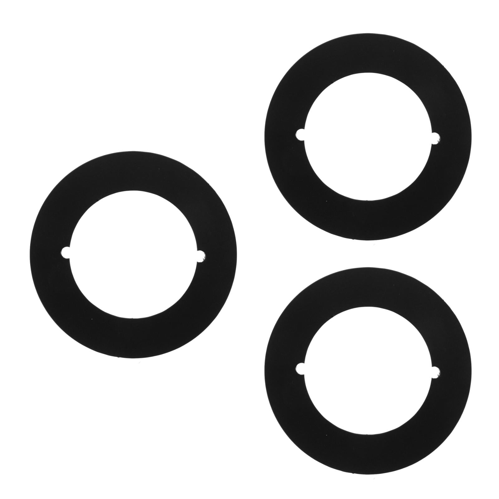 HEMOTON Hemoton 3pcs Round Door Reinforcement Plate for Knob Handle ...