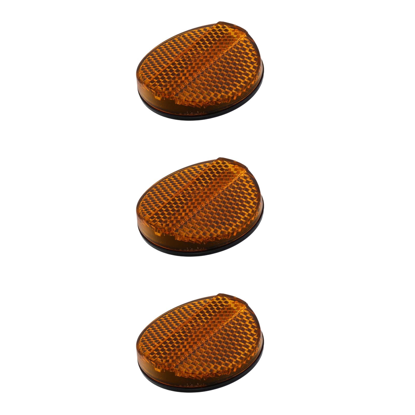 Hemoton 3pcs Round Reflector For Bicycles And Scooters Safety ...