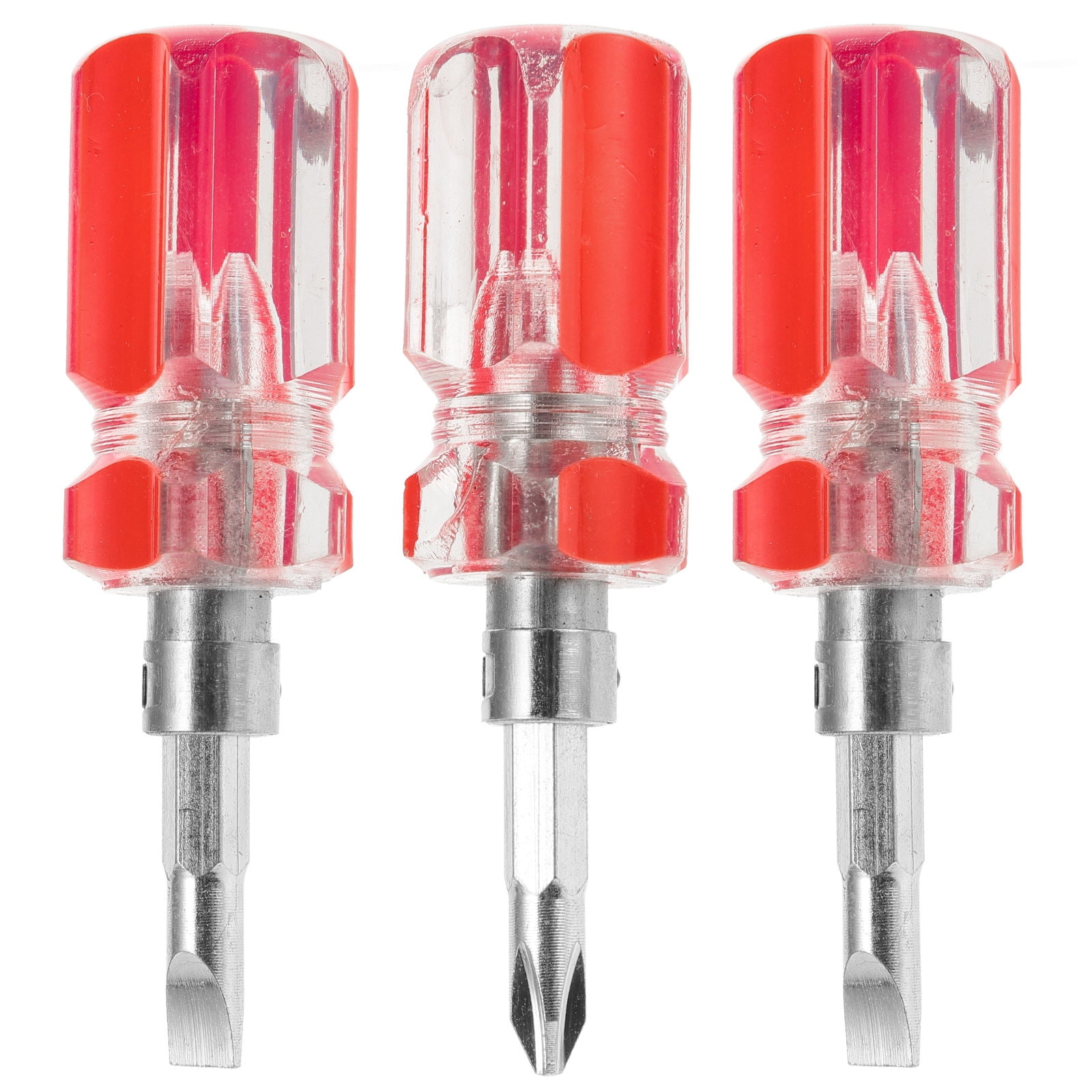 Hemoton 3pcs Screwdriver Set Small Screwdriver Short 2-in-1 Cross Head ...
