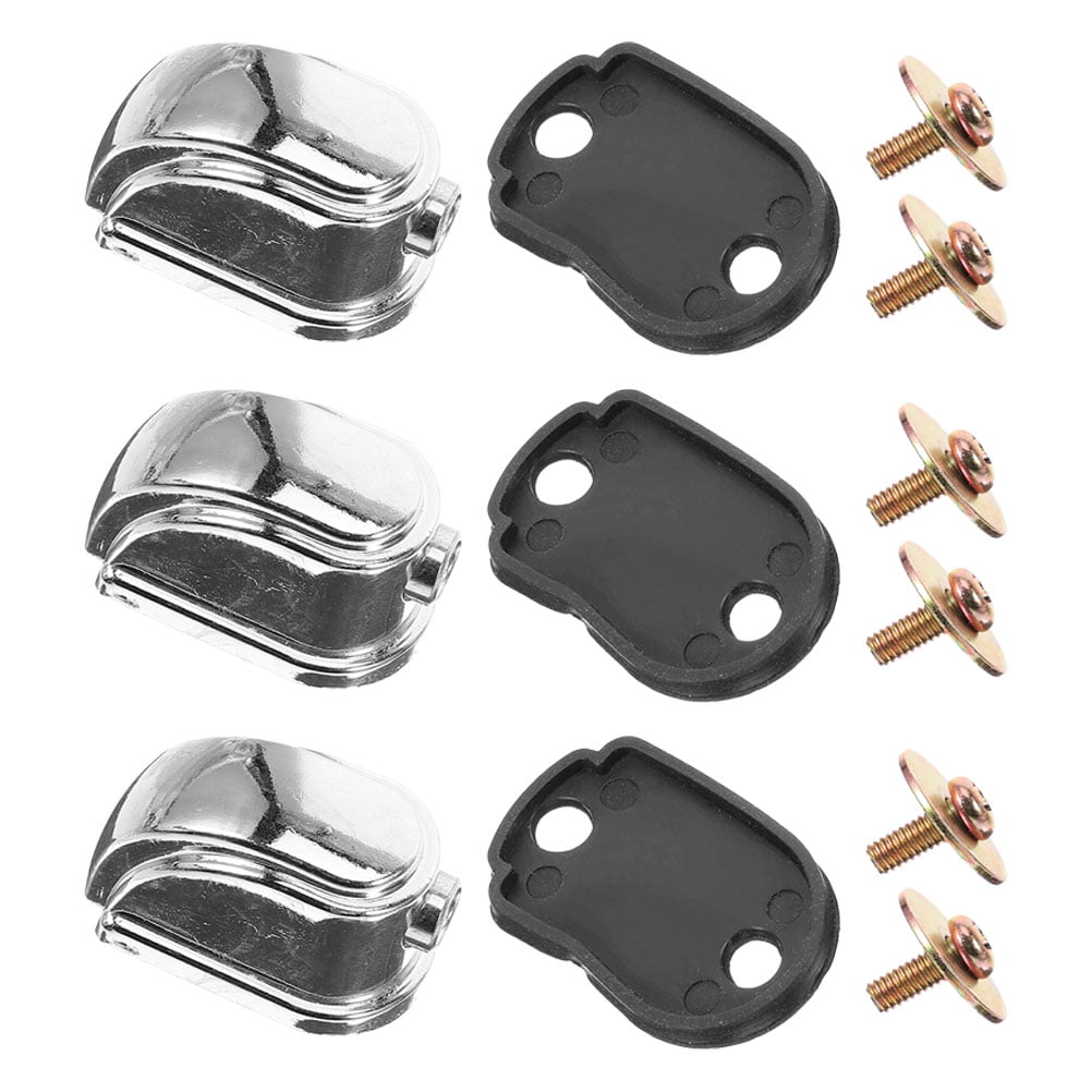 HEMOTON Silver Metal Drum Lug Connectors for Snare Drum Replacement ...