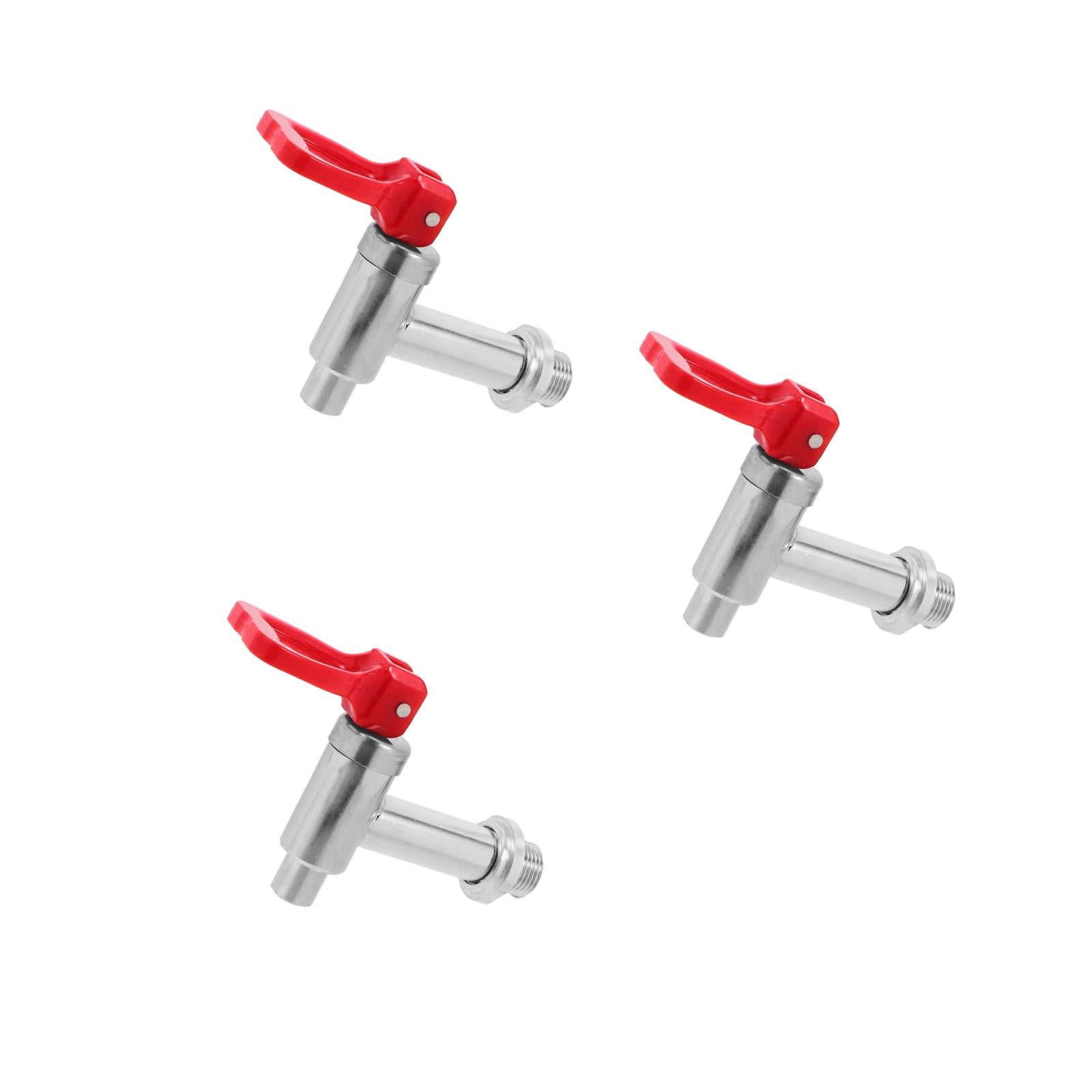 Hemoton 3pcs Water Dispenser Spigot Beverage Faucet Stainless Steel ...