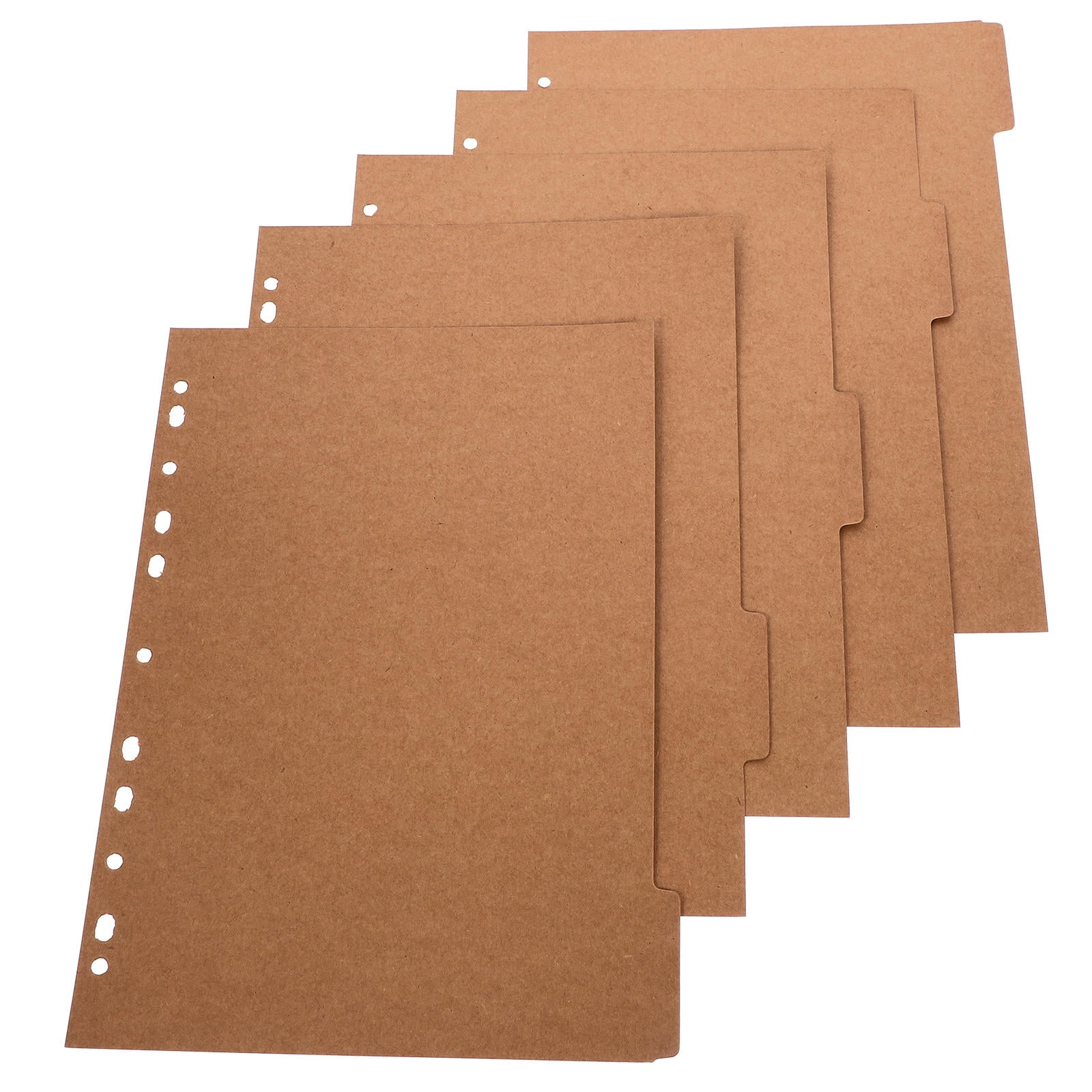 HEMOTON Khaki Notebook Tab dividers for Organizing Planner or Binder ...