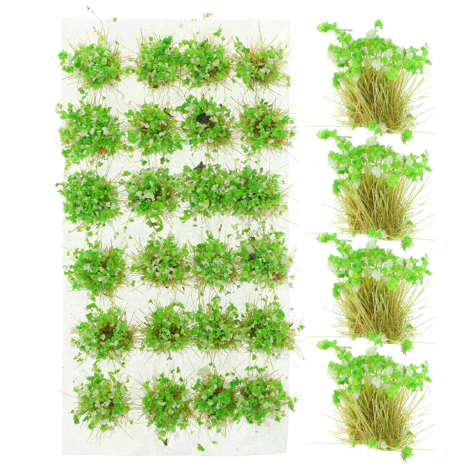 Hemoton 4 Boxes of Plastic Static Grass Tufts Model Grass Tufts ...