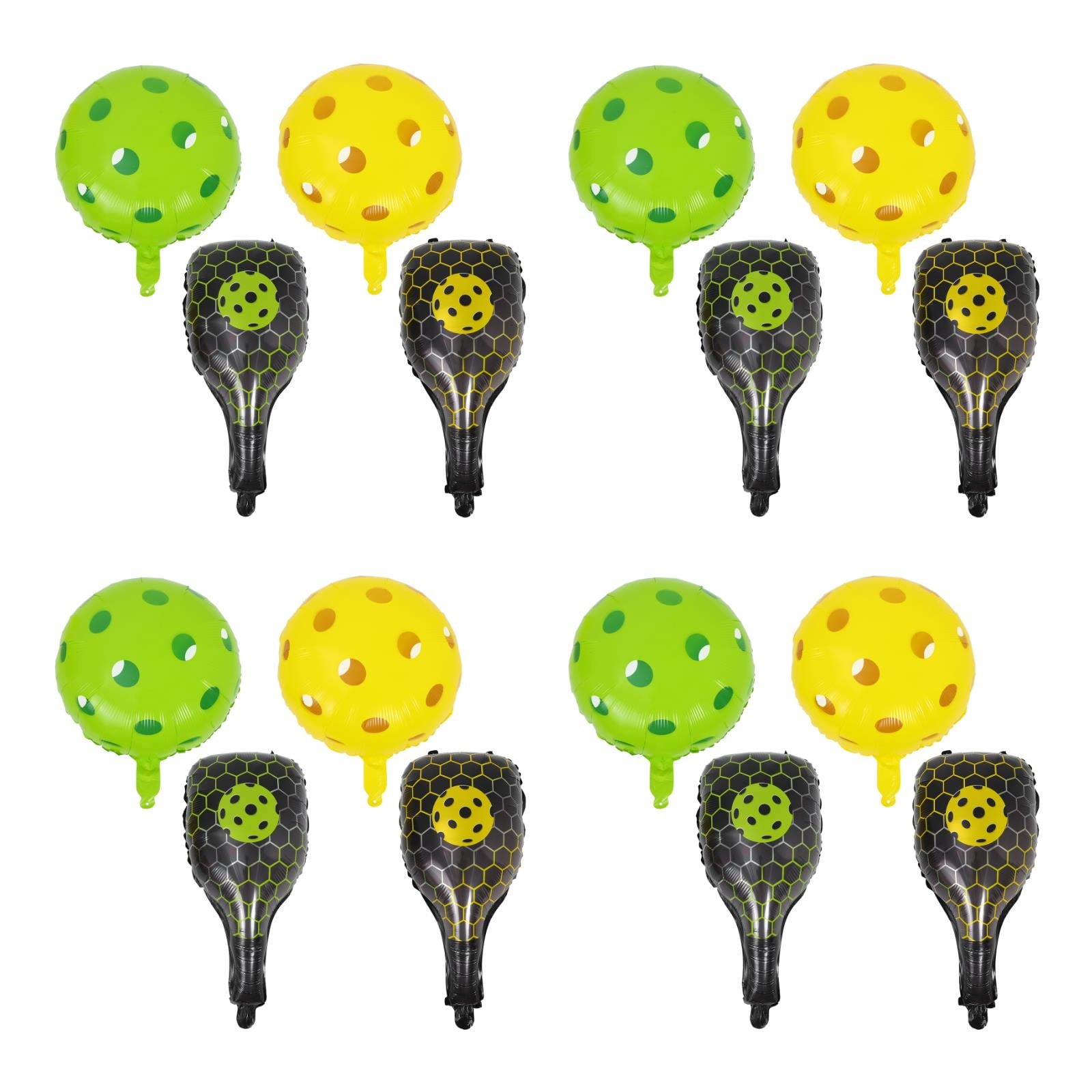 Hemoton 4 Count Pickleball Party Decorations Pool Fan Balloons ...