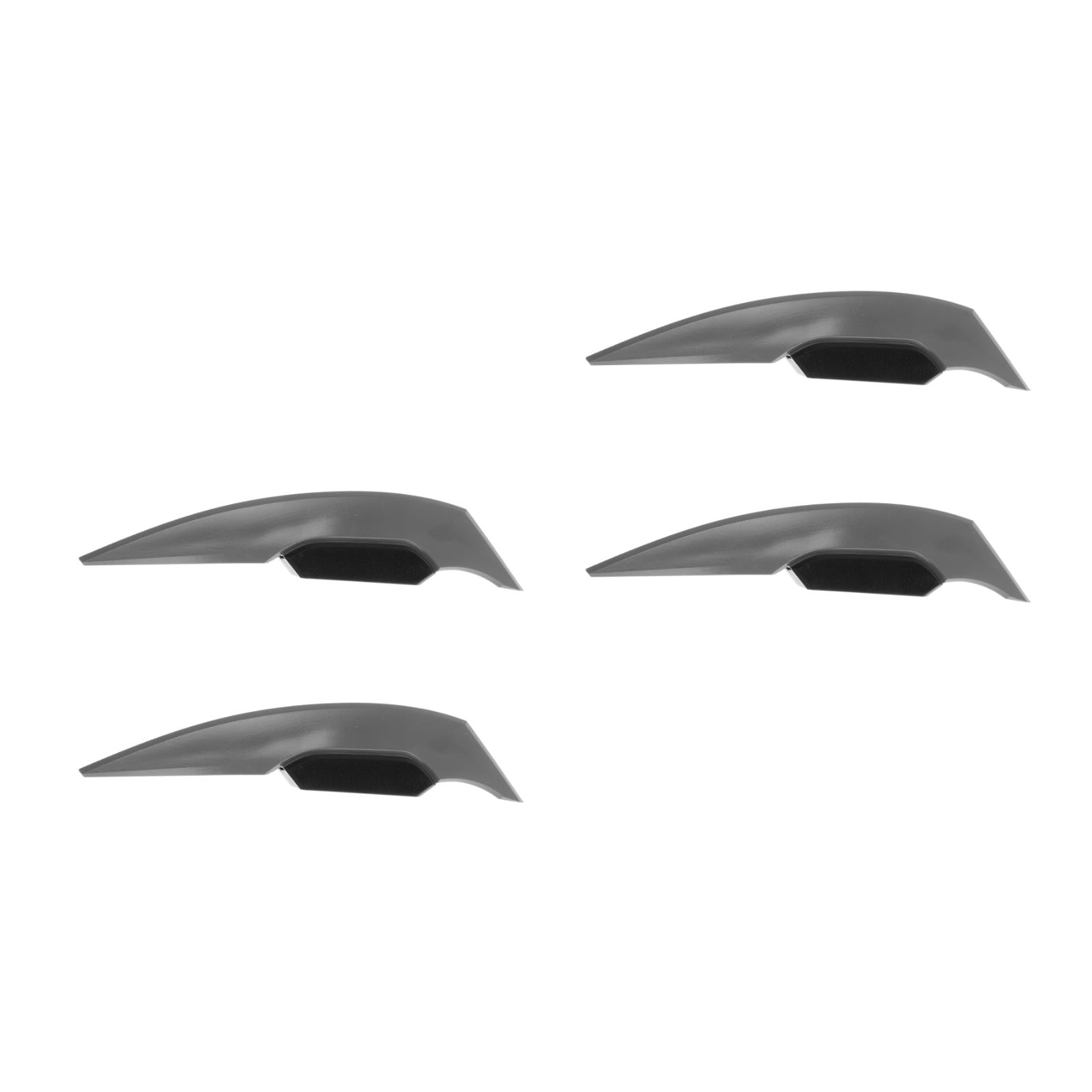 Hemoton 4 PCS Motorcycle Winglet Universal Motorcycle Spoiler Wing Easy ...