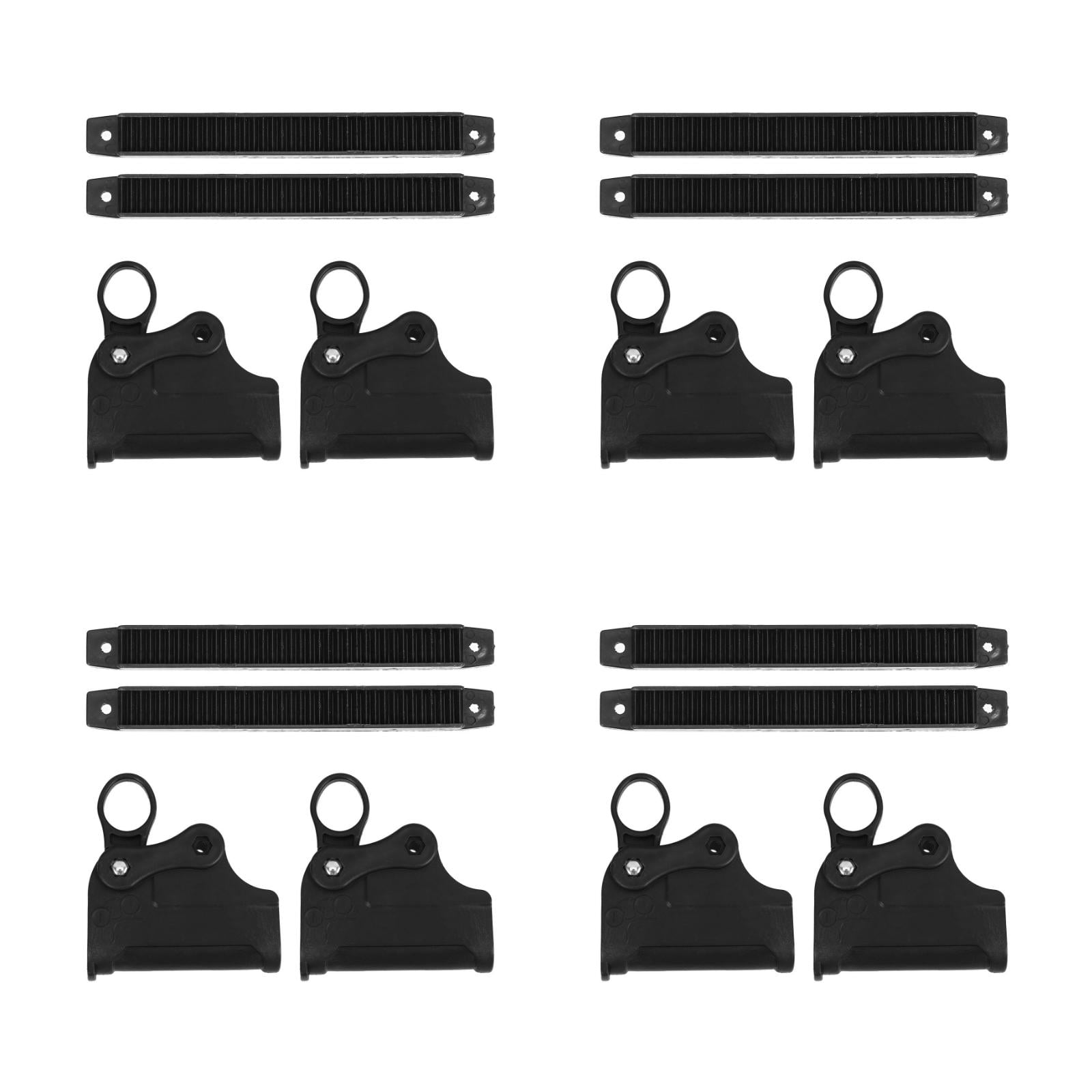 Hemoton 4 Pairs Of Folding Chair Plastic Latch Hinge Replacement Lounge ...
