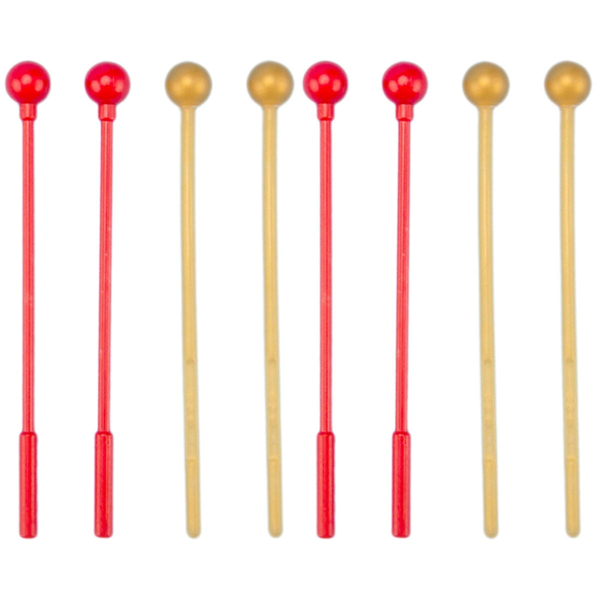 Hemoton 4 Pairs Knocking Sticks Carillon Drumsticks Plastic Bell ...