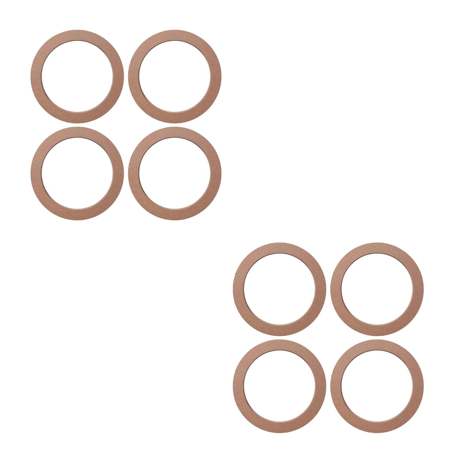 Hemoton 4 Pairs Speaker Insulation Ring High-density Car Speaker Fast ...