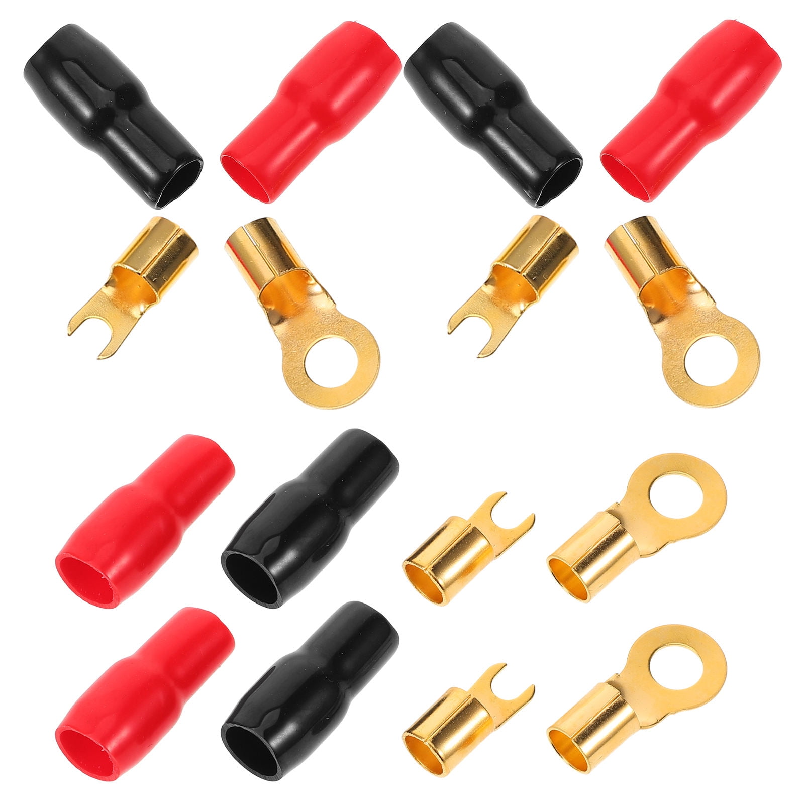 Hemoton 4 Pairs Speaker Plugs Terminal Connectors Car Speaker Wire ...