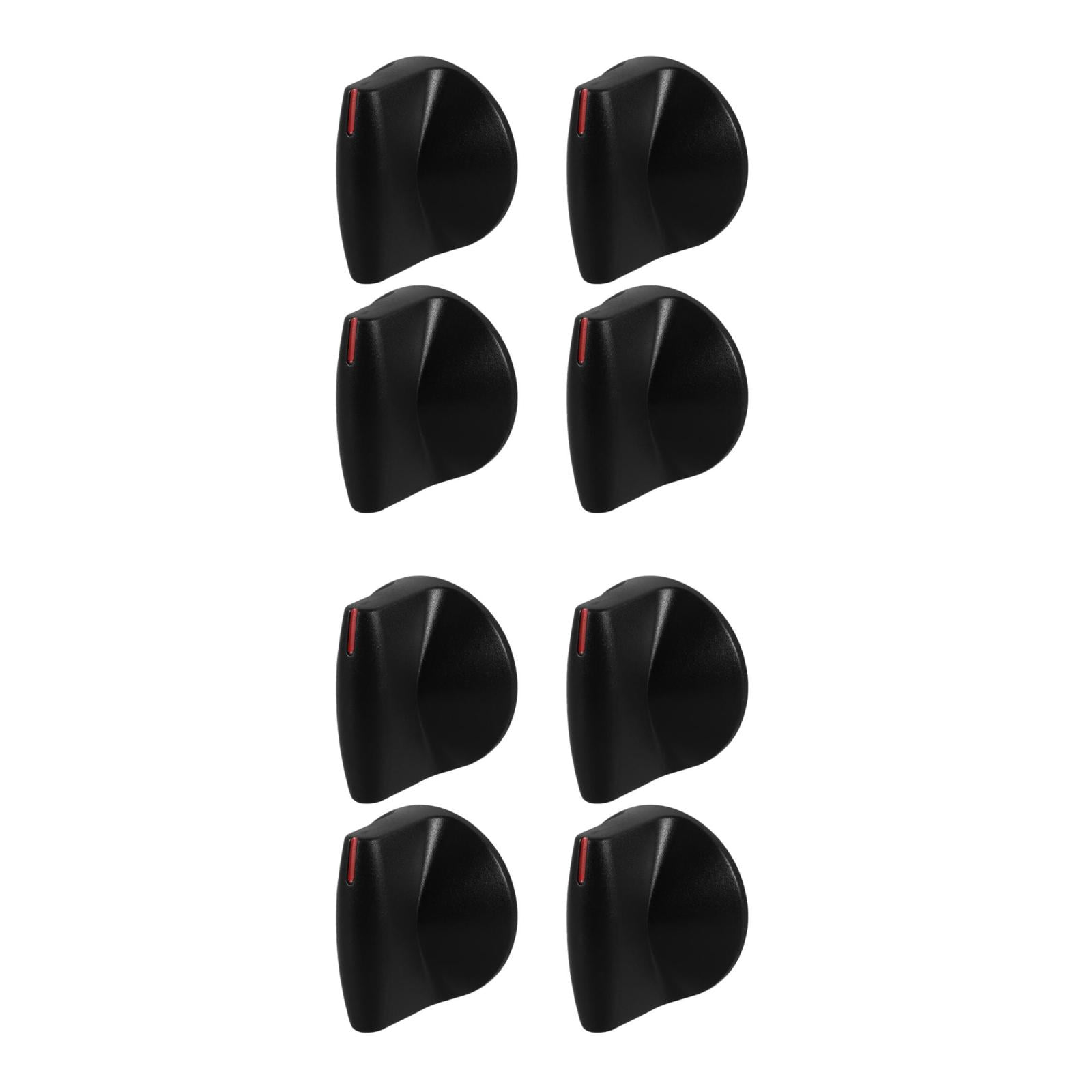 UPGRATOR 4 Pairs Universal Gas Stove Knob Switches Black Control Knobs for Cooker Oven Grill ...
