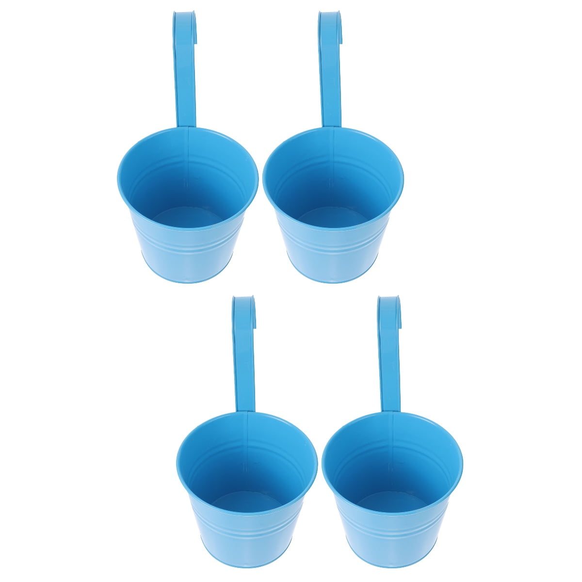 Hemoton 4 Pcs 1 Bag Hanging Buckets Creative Flower Pots Garden Planter ...