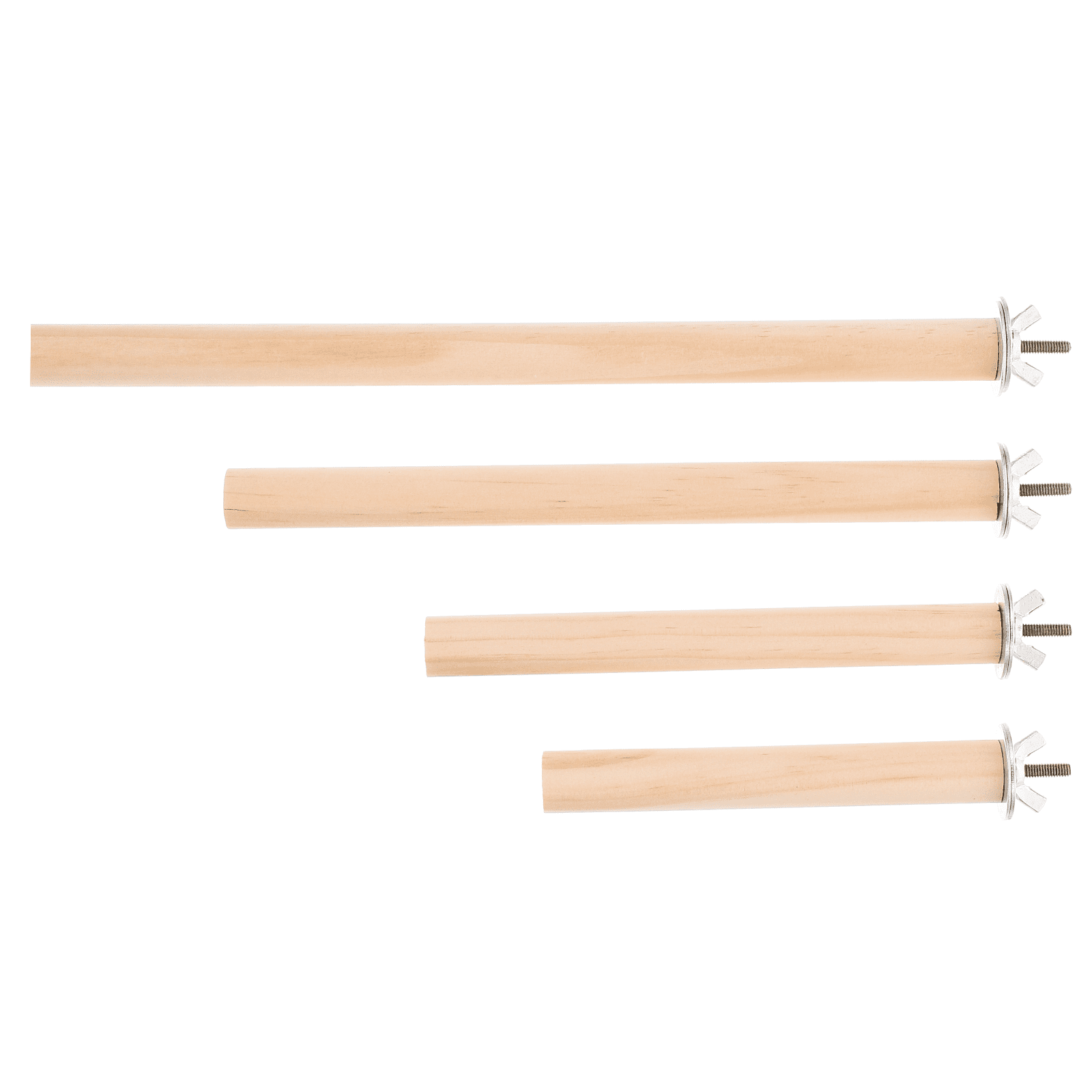 Hemoton 4 Pcs Adjustable Bird Ladder Perch Cage Perches Light Brown ...