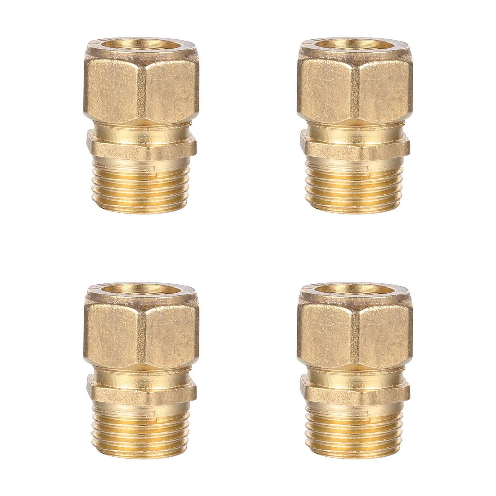 Hemoton 4 Pcs Connector Outer Thread Conversion Threaded Fitting ...