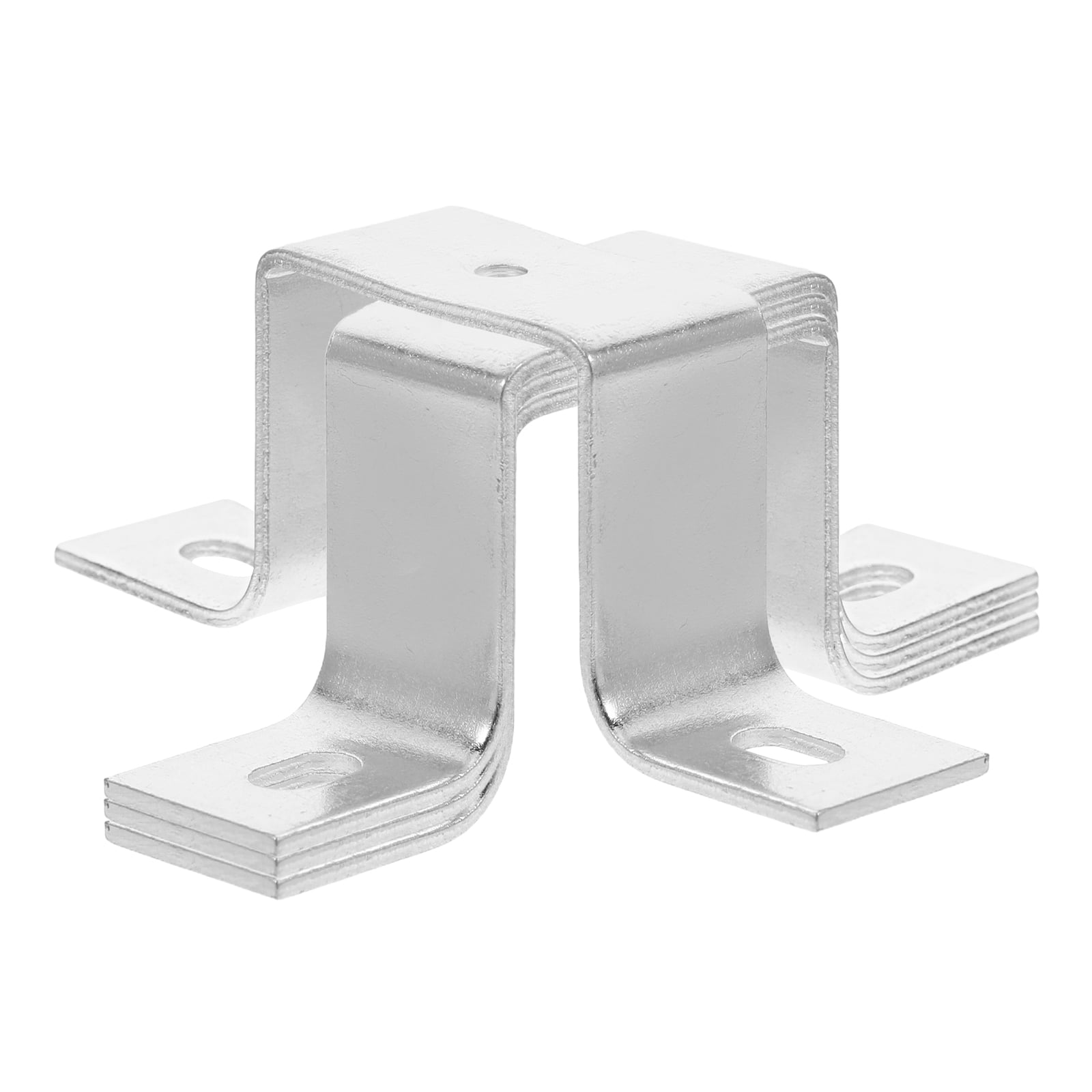 Hemoton 4 Pcs Copper Rail Bracket Bracket Mounting Metal U Clamp ...