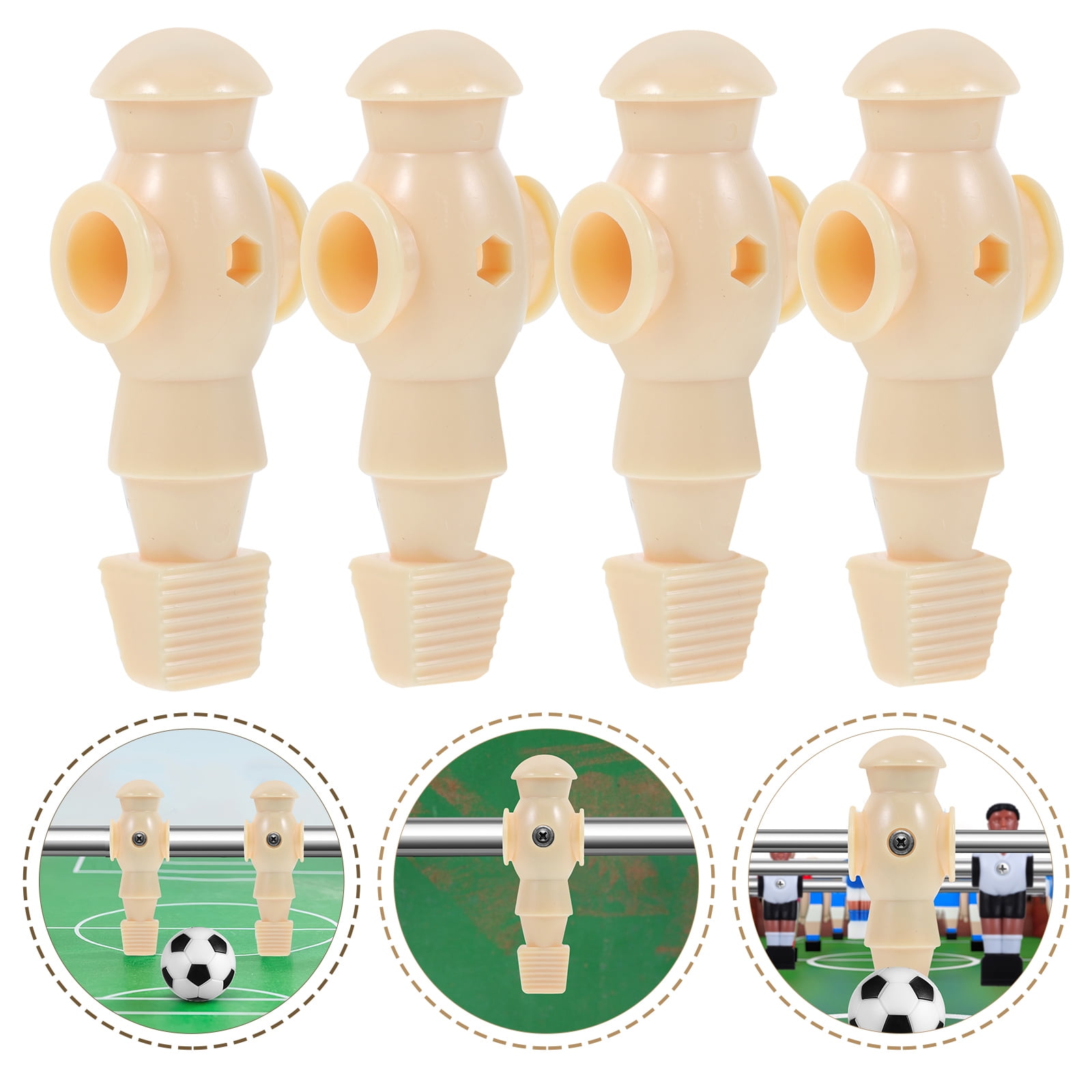 Hemoton 4 Pcs Foosball Replacement Table Football Figures Player Man ...