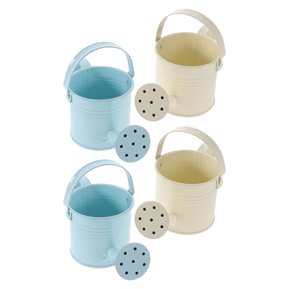 Hemoton 4 Pcs Kids Watering Can Metal Small Garden Watering Pot ...