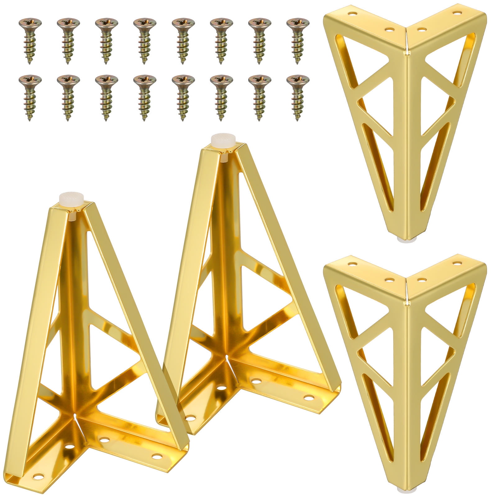 Hemoton 4 Pcs Cabinet Legs Metal Furniture Legs For Sofas Coffee Table ...