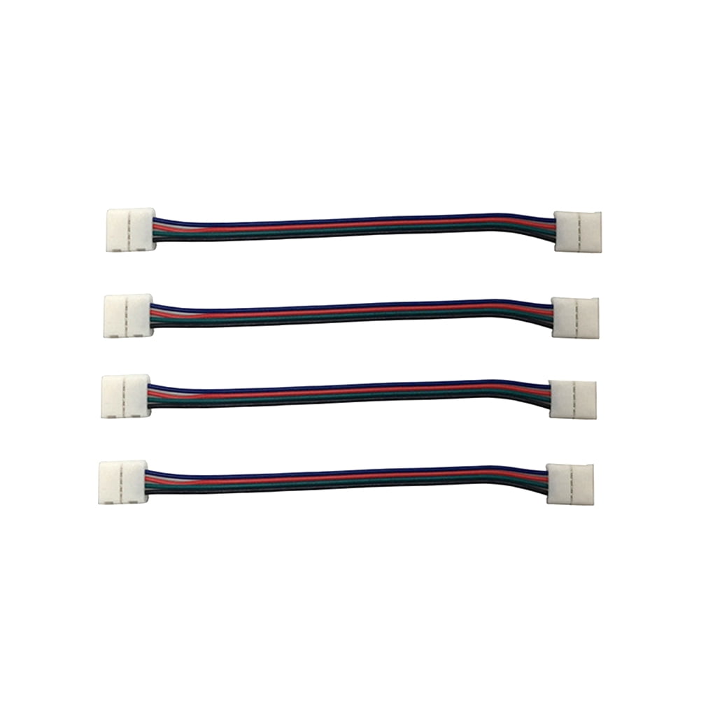 Hemoton 4 Pcs RGB LED Light Strip Connector 5050/3528/5630 Connector 4 ...