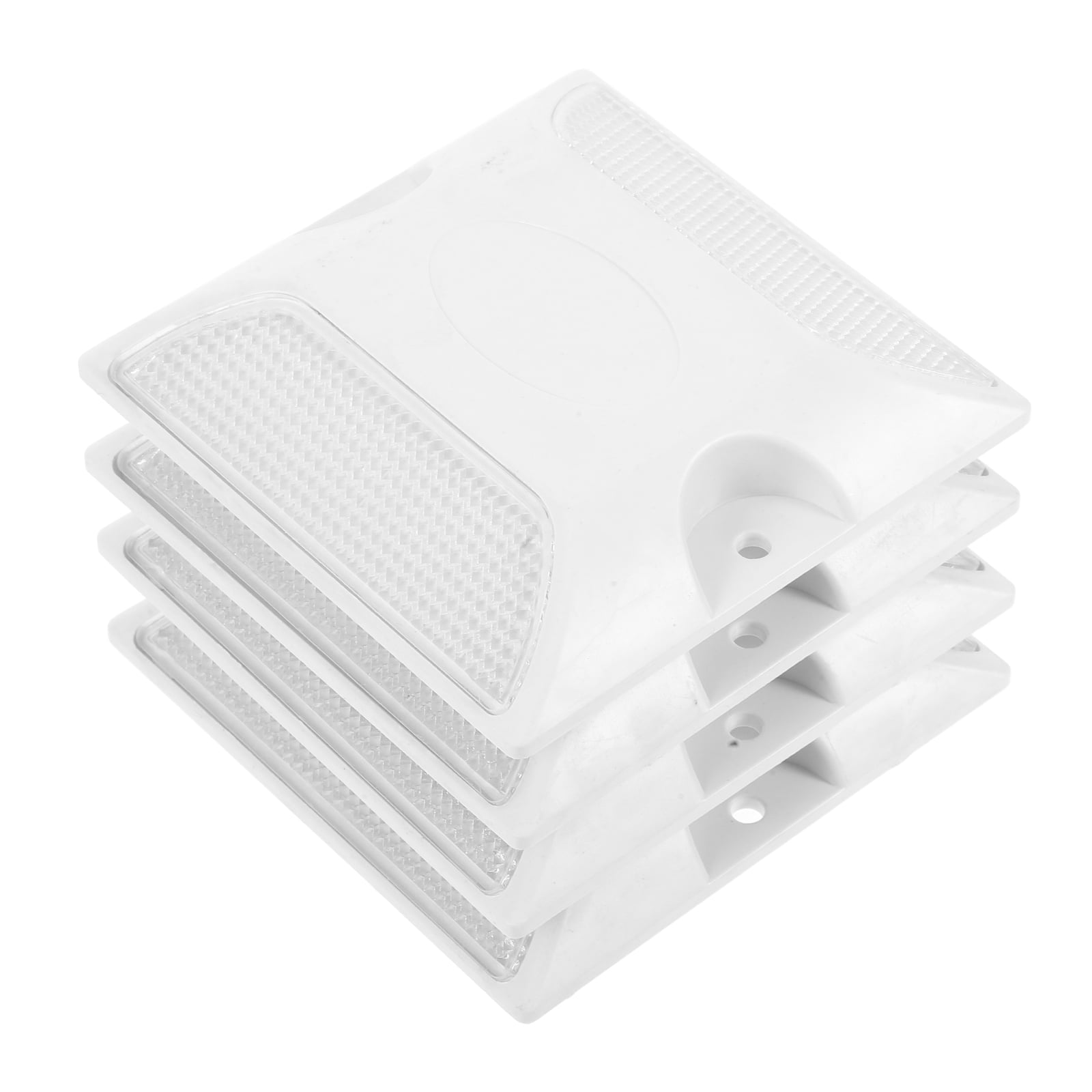 Hemoton 4 Pcs Reflective Road Studs for Driveway Entrance ABS Raised ...