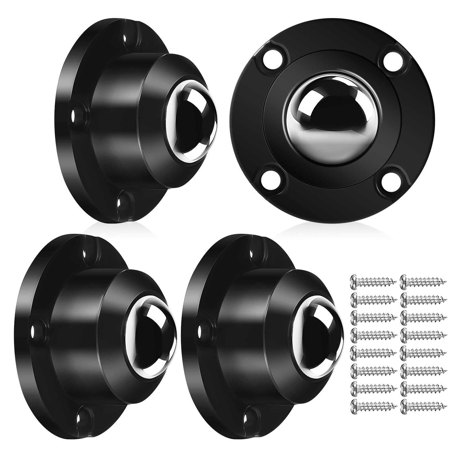 Hemoton 4 Pcs Stick On Wheels Adhesive Wheels Mini Caster Wheels ...