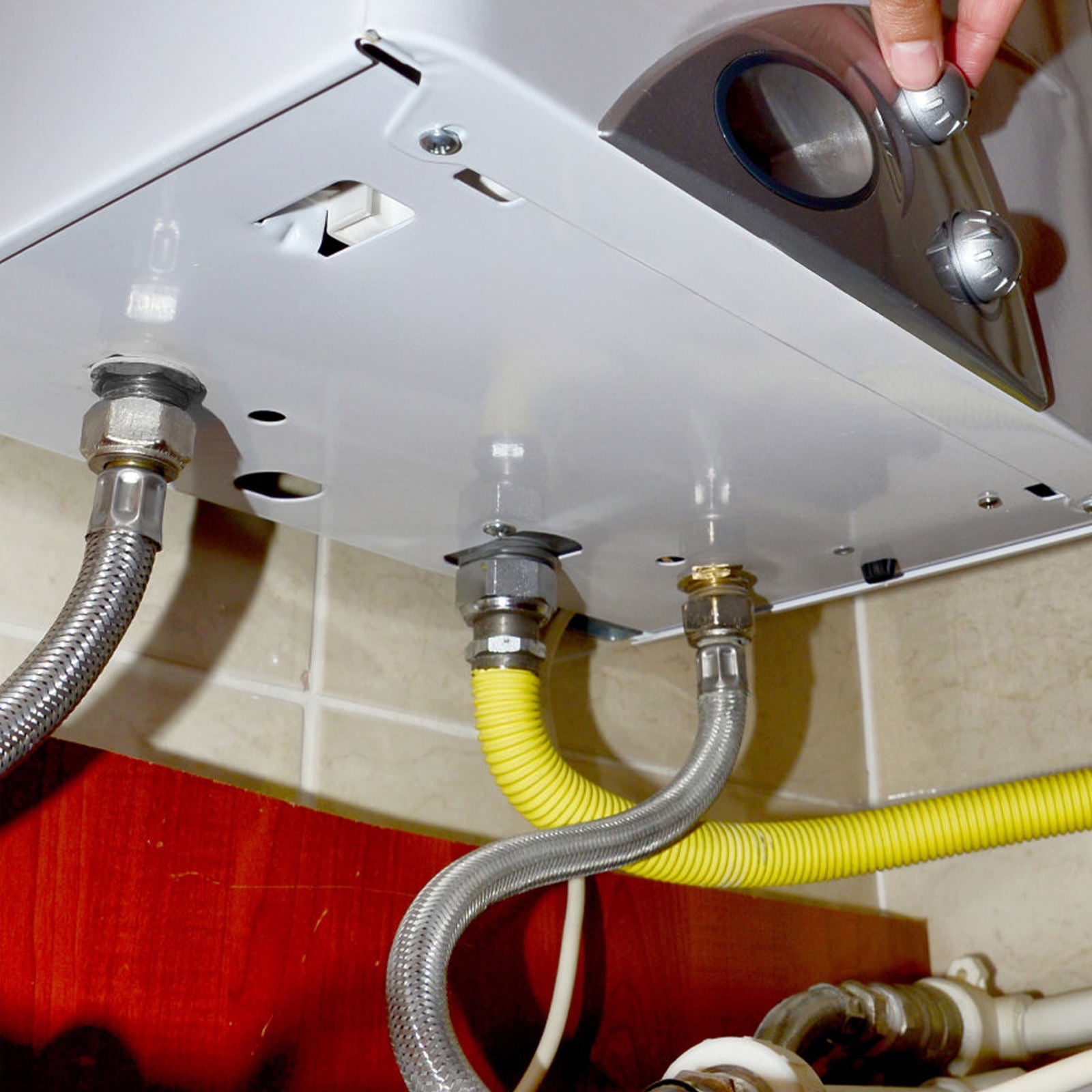 Hemoton 4 Pcs Water Hose Connectors Stainless Steel Water Hose Adapter ...