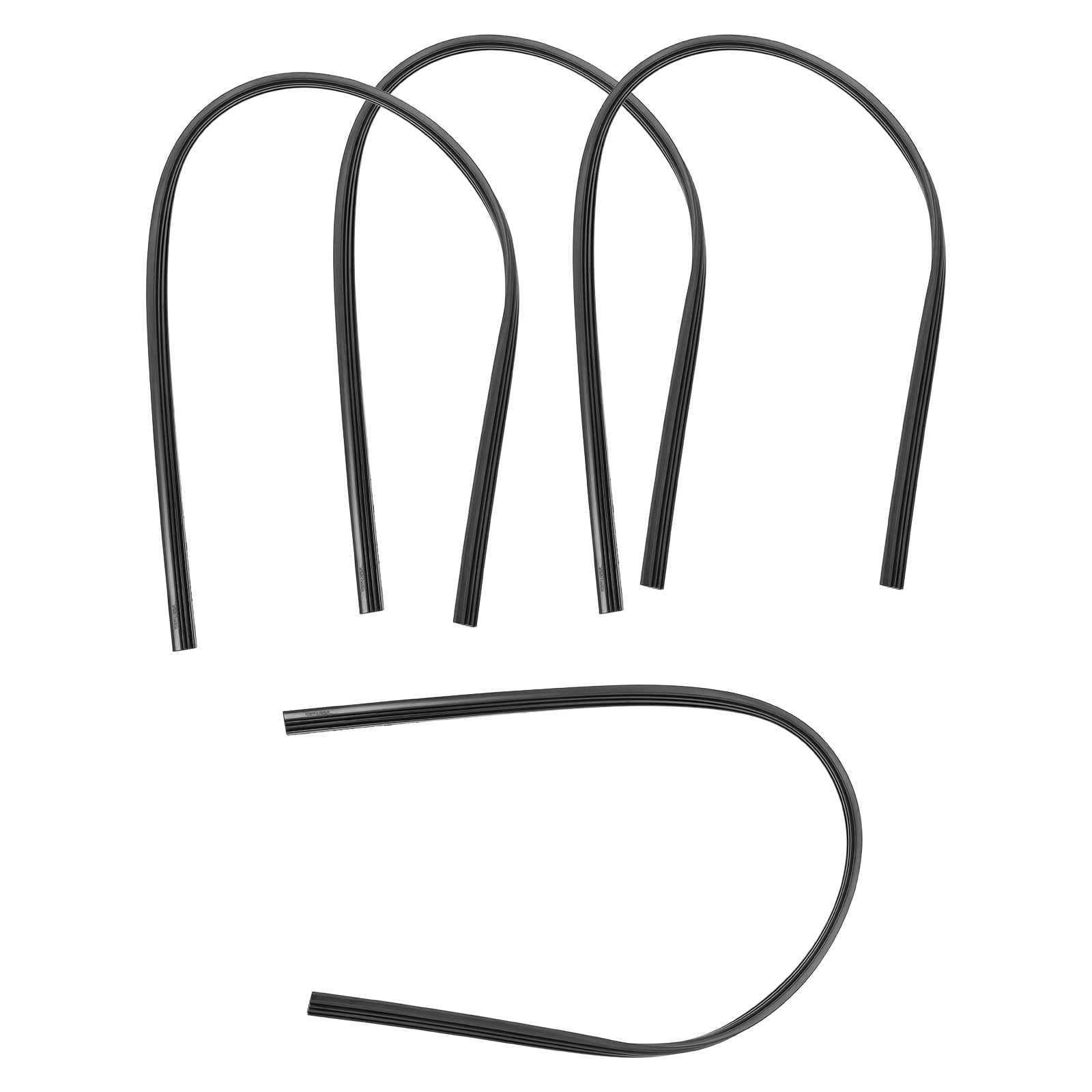 Hemoton 4 Pcs Window Wiper Rubber Strip Windshield Replacement Strips ...