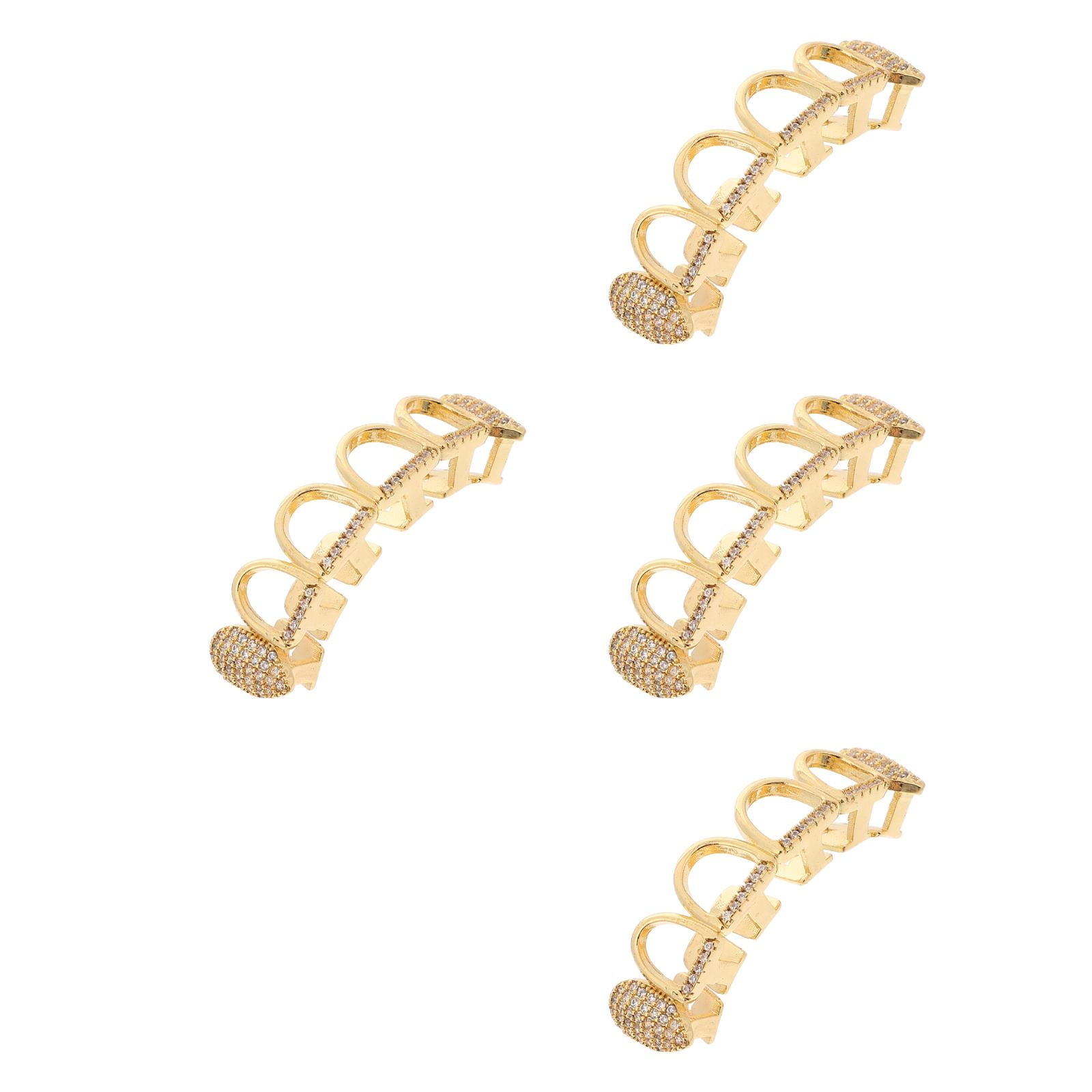 Hemoton 4 Sets Fake Grill Tooth Grill Front Tooth Teeth Shield Tooth ...