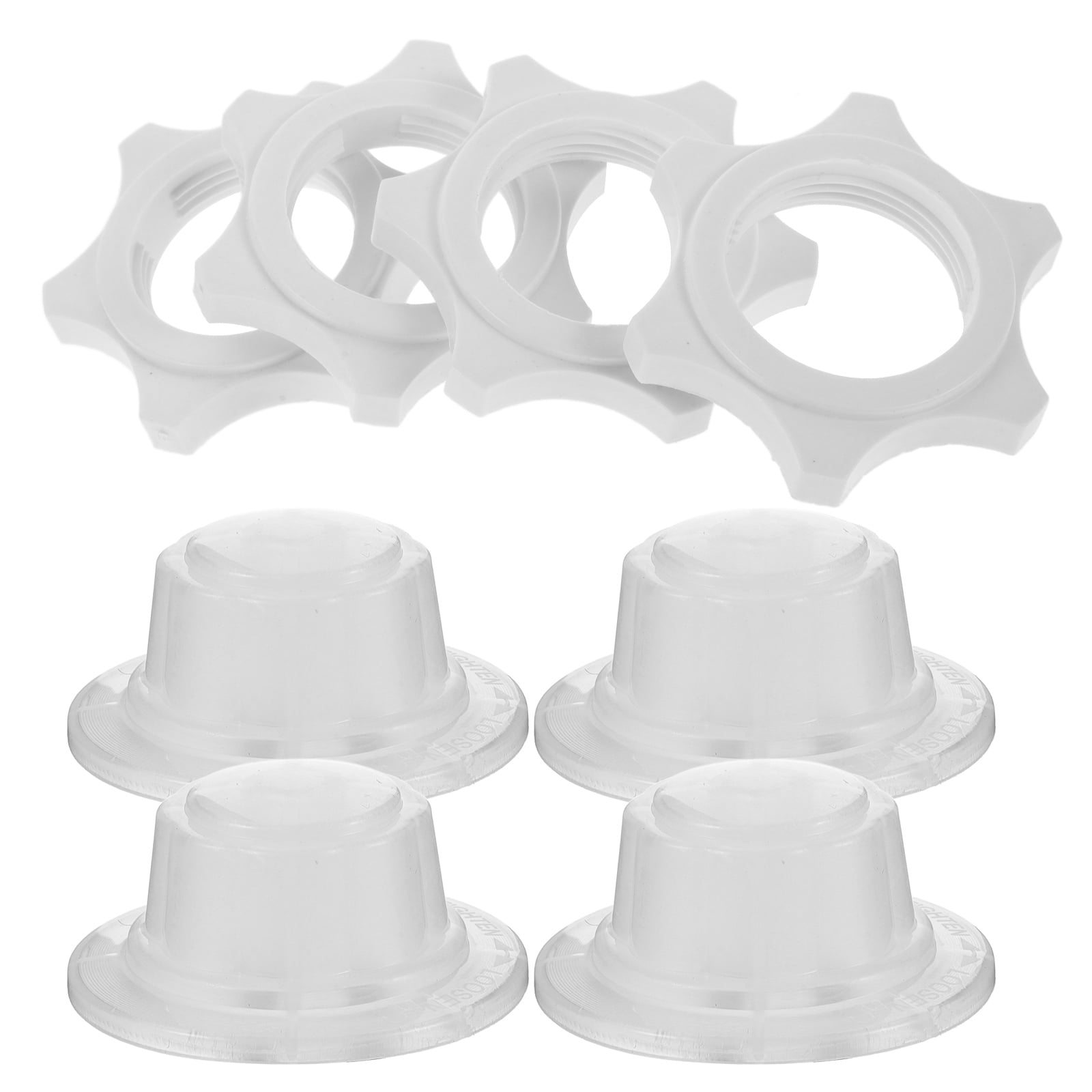 Hemoton 4 Sets Fan Nut Cover Fan Nut Cover Plastic Electric Fan Nut Cap ...