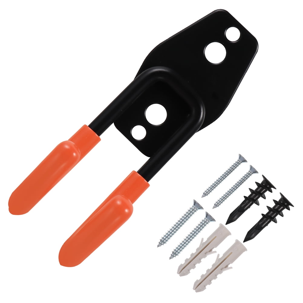 Hemoton 4 Sets Heavy Duty Storage Rack Wall Mount Shelf Cart Hose ...