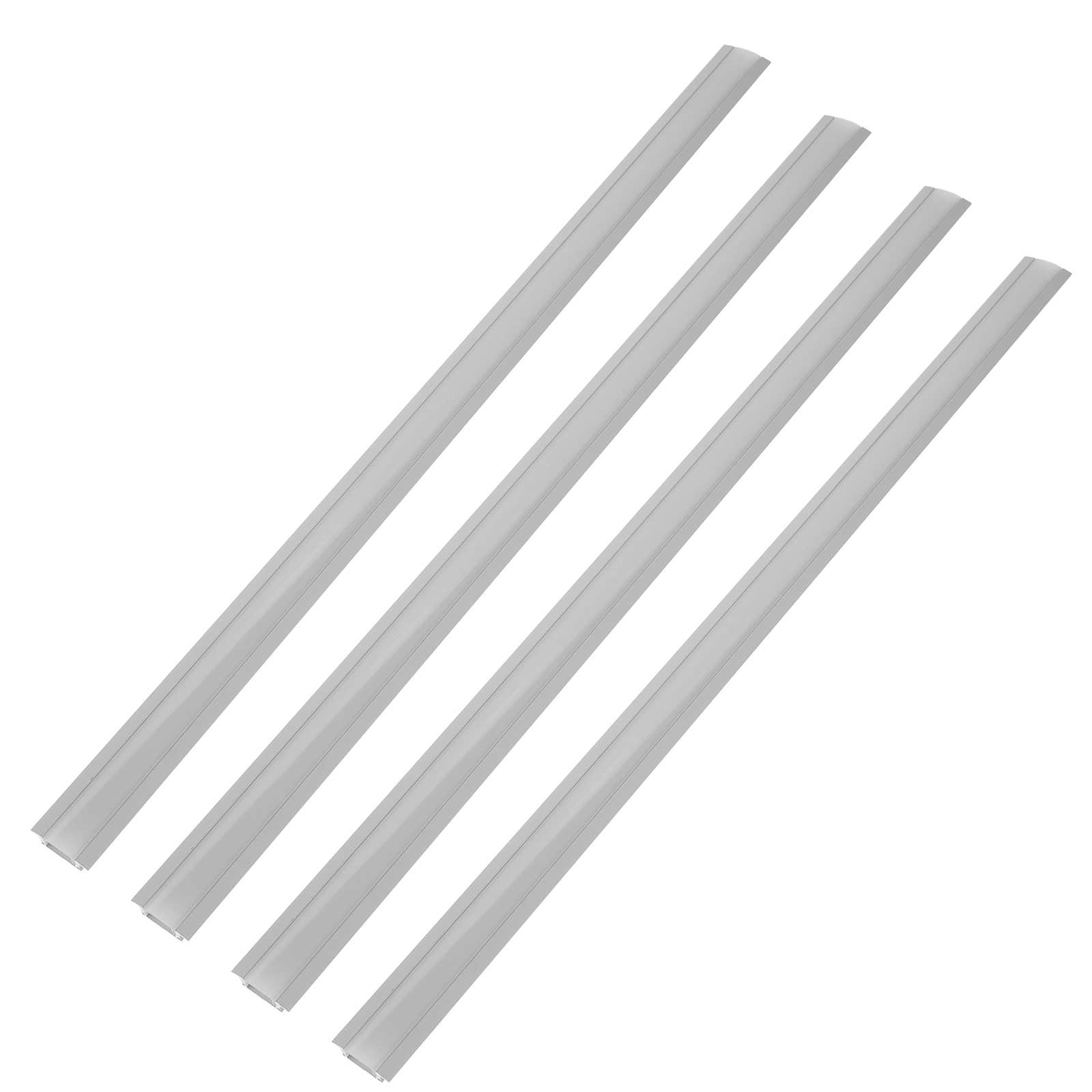 Masteelf 4 Sets LED Strip Light Cover Aluminum Alloy Channel with ...