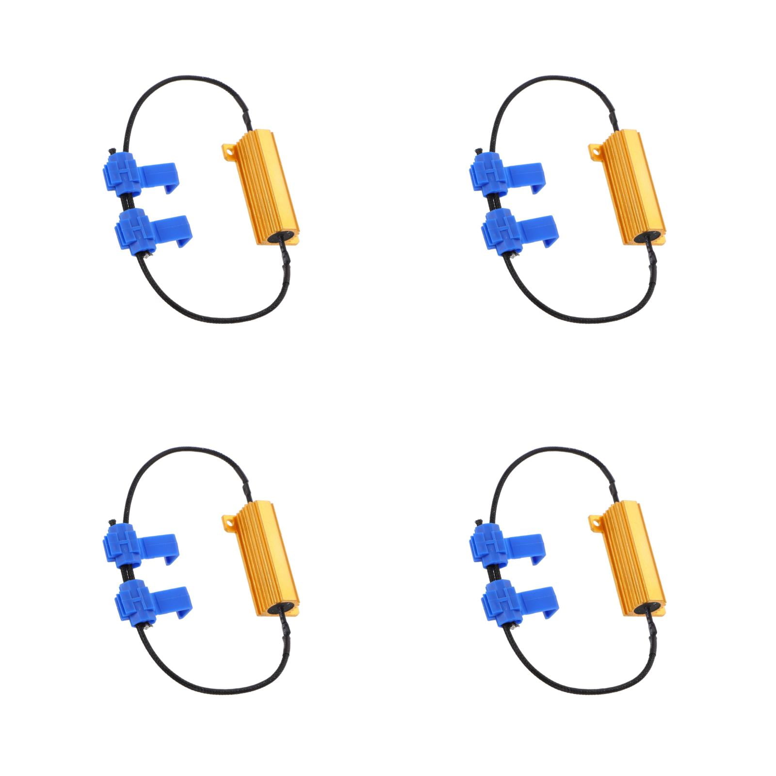 Hemoton 4 Sets Load Resistor for LED Tail Lights 50W 6R Universal Car ...