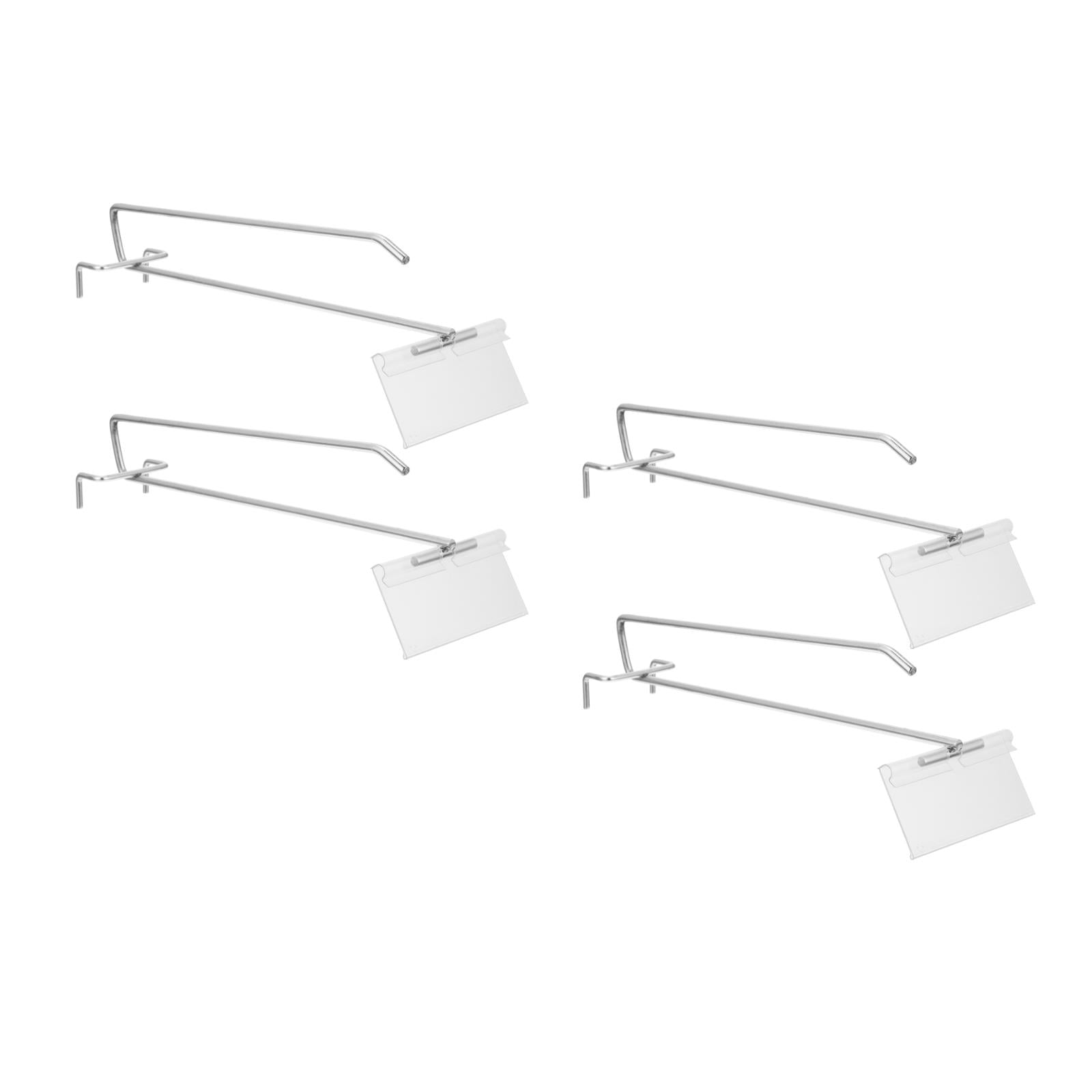 Hemoton 4 Sets Mall Wall Hooks Peg Hook Label Goods Display Rack Hooks ...