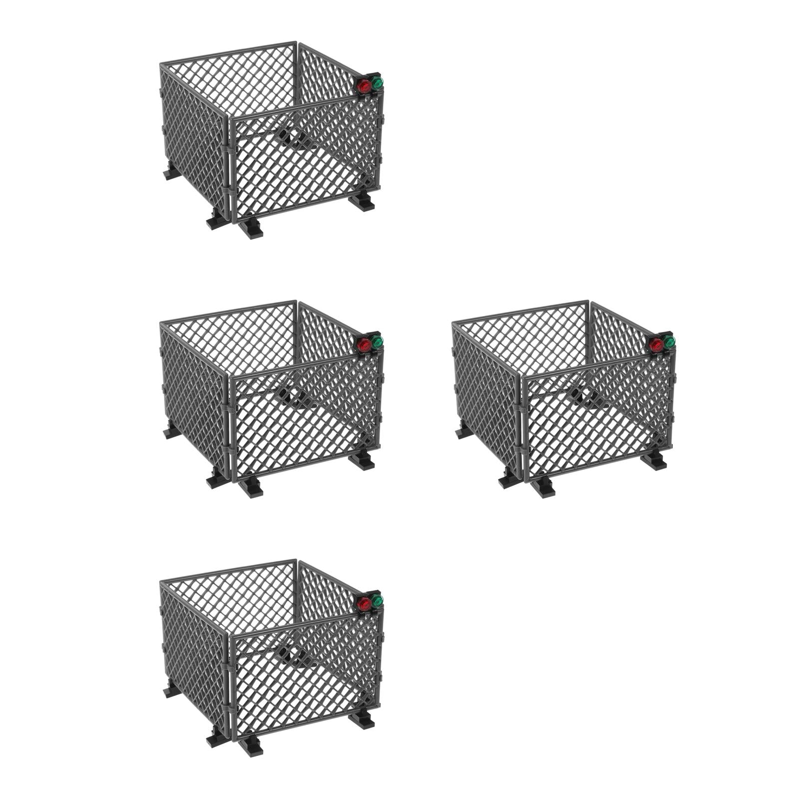 Hemoton 4 Sets Of Diy Mini Fence Decor Miniature Fence Props Miniature ...