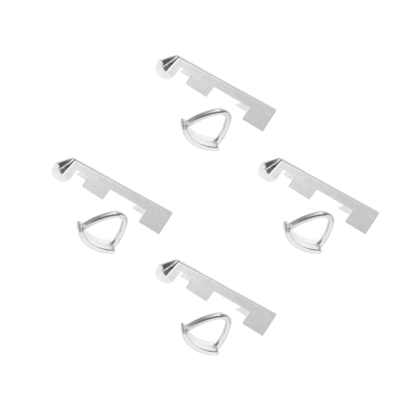 Hemoton 4 Sets Professional Pool Cue Repair Kit With Tip Clamp Tool ...