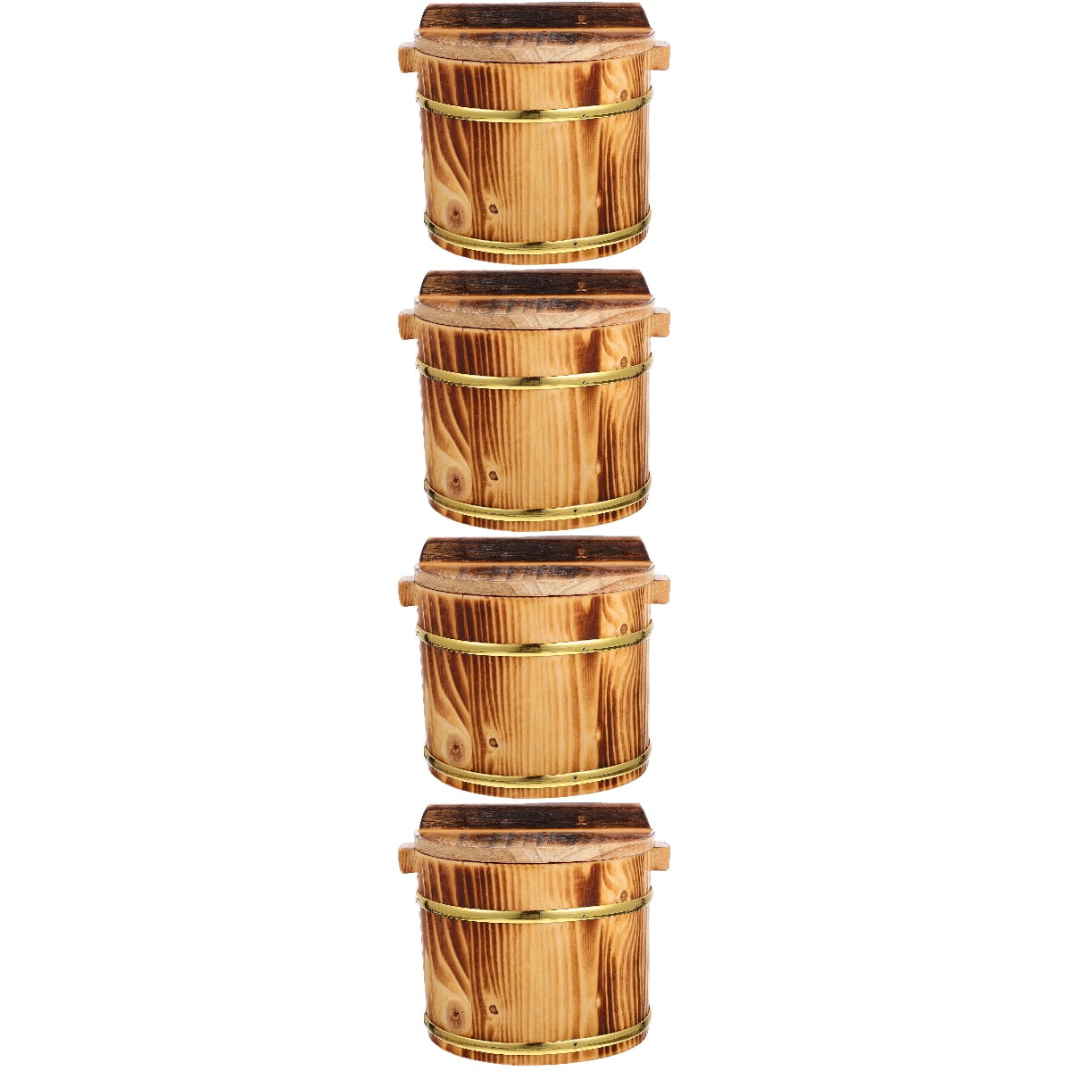 Hemoton 4 Sets Rice Mixing Bucket Rice Serving Container Sushi Display ...