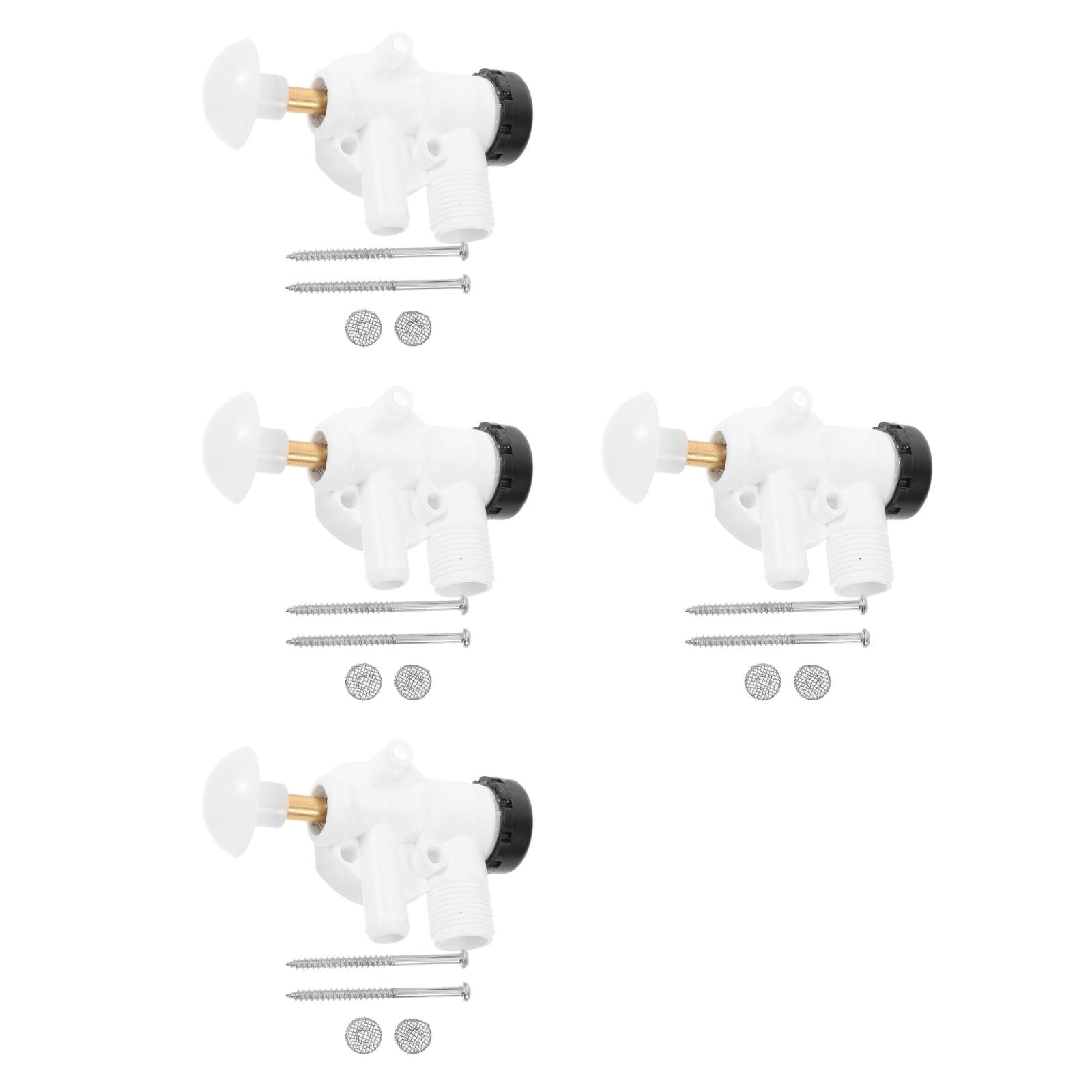 Hemoton 4 Sets Rv Toilet Water Valve Kit Toilet Fill Valve Replacement ...