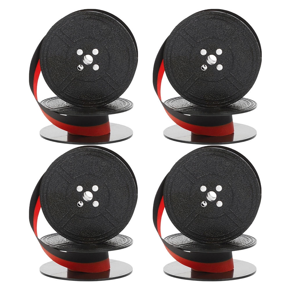 Hemoton 4 Sets Typewriter Ribbon Typewriter Ink Ribbon Double Coil ...