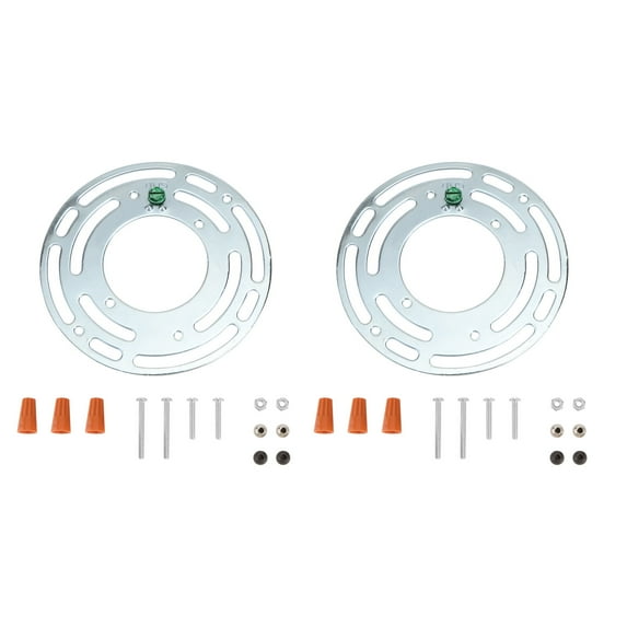 Hemoton 4 Sets Useful Mount Wall Light Mount Plate Kit Desk Lamp ...