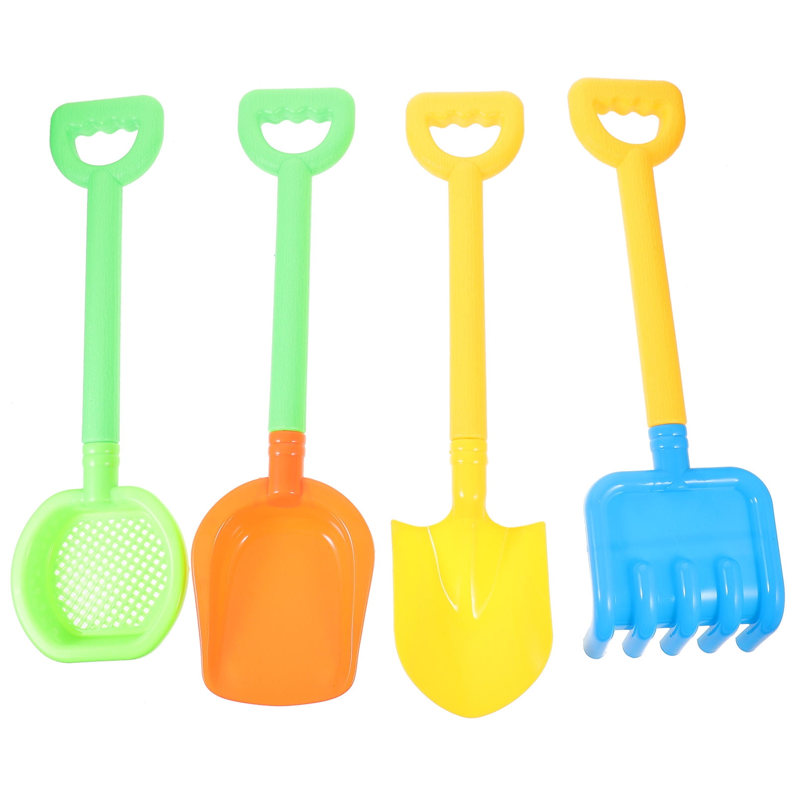 Hemoton 4 Sets of Children Sand Digging Toys Plastic Sand Shovel Toys ...