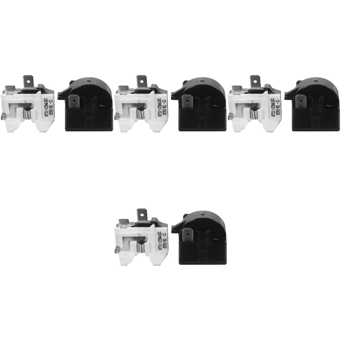 Hemoton 4 Sets of Refrigerator Starter Protector Freezer Compressor ...