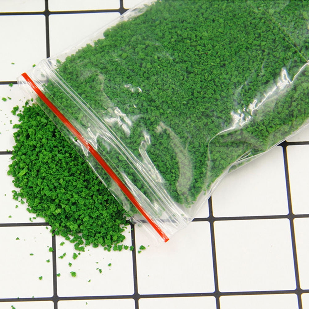 HEMOTON FRCOLOR 4 packs Green Fake Grass Powder for Fairy Garden ...