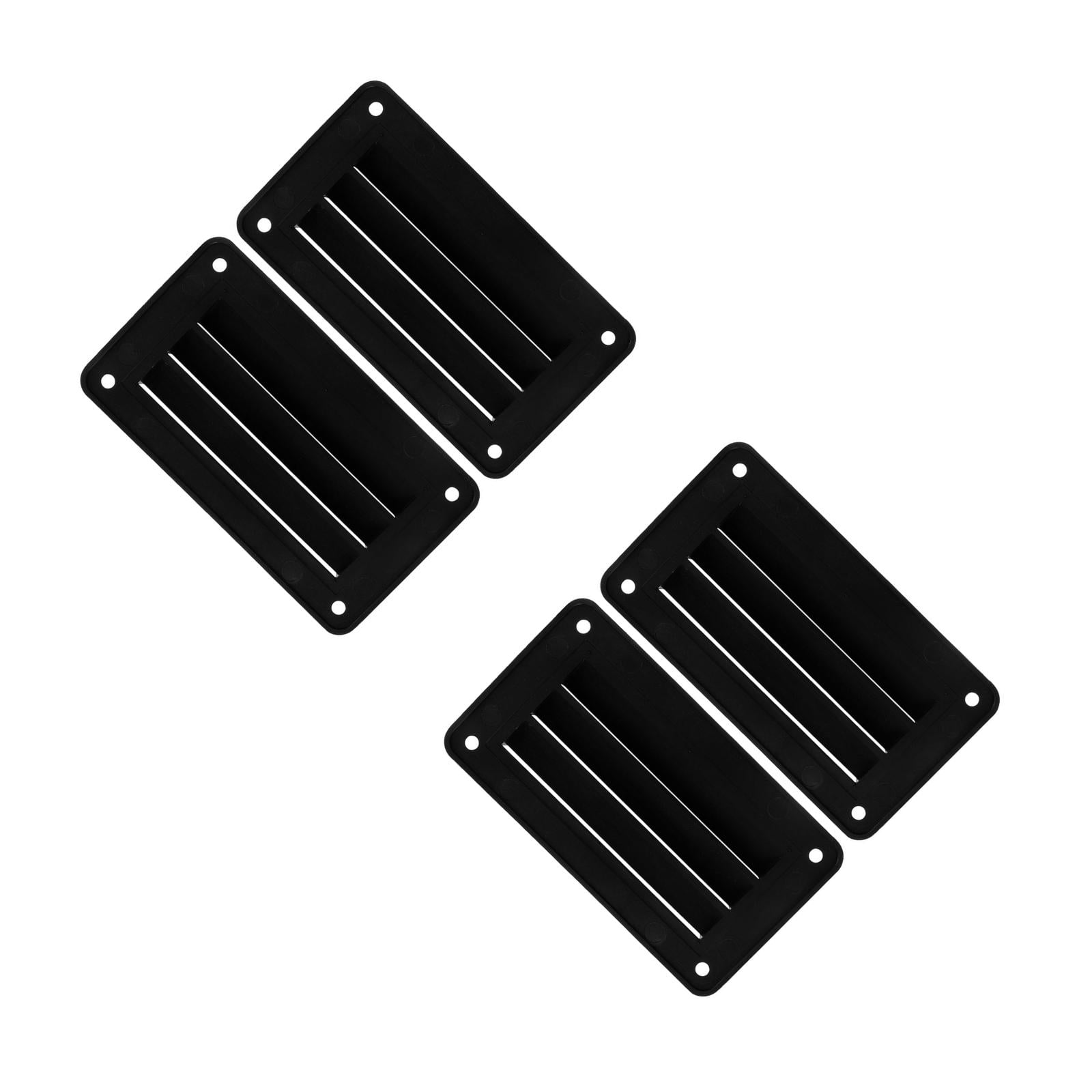 Hemoton 4 pcs Air Vent Louver For Rv Boat Camper Black Plastic ...