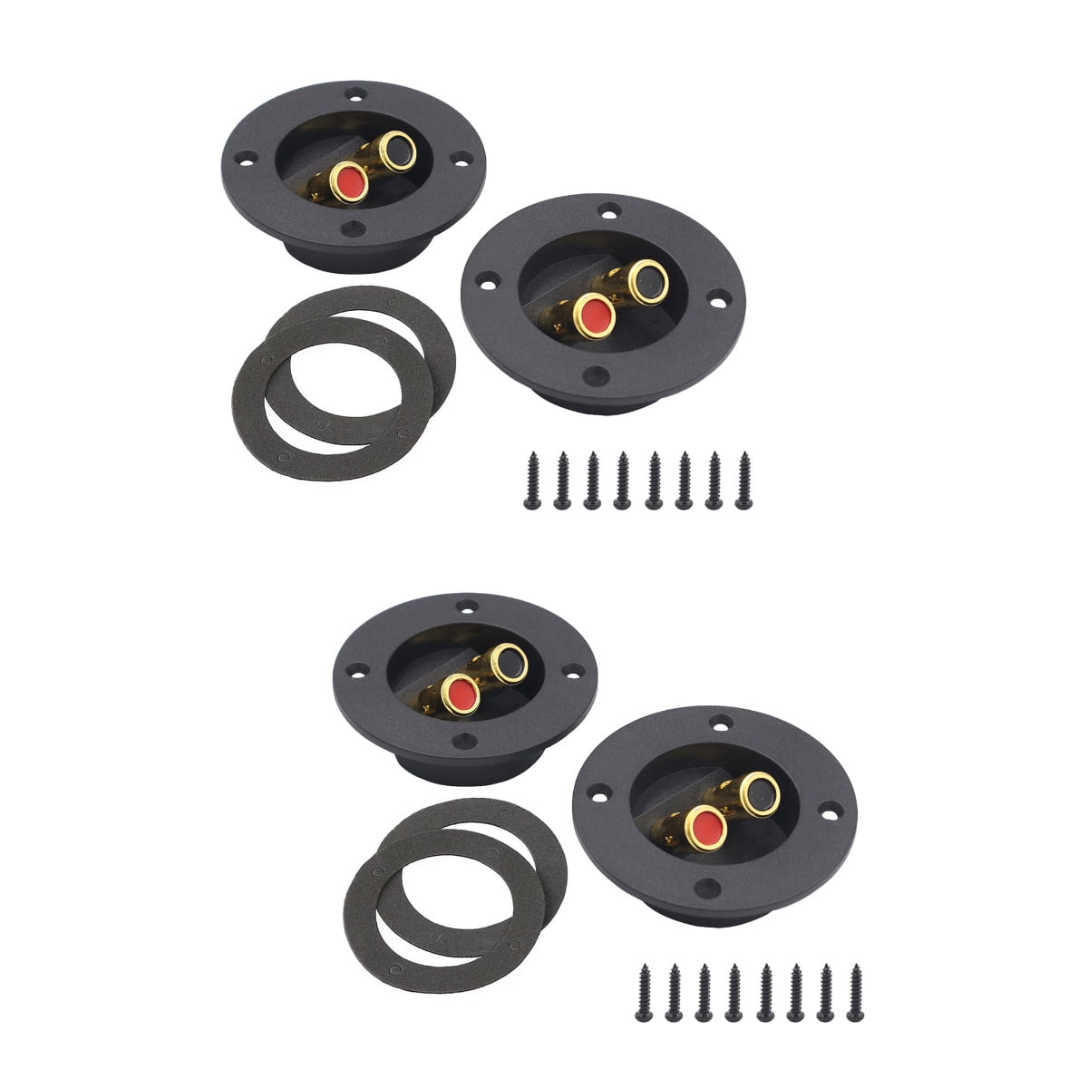 Hemoton 4 pcs Car Stereo Speaker Box Terminal Speaker Wire Connector 2 ...