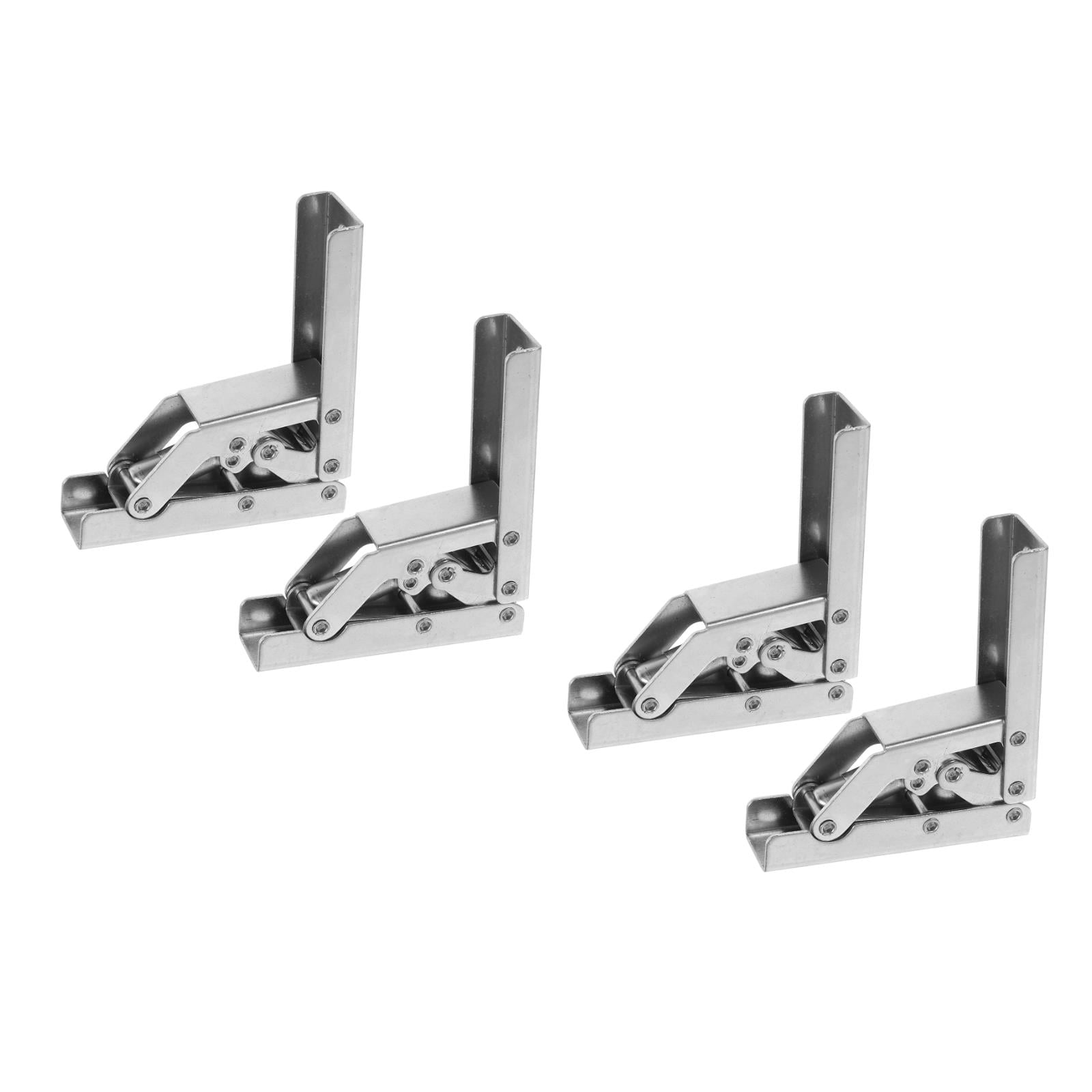 Hemoton 4 pcs Countertop Hinges Hidden Folding Hinge Wardrobe Hinge ...