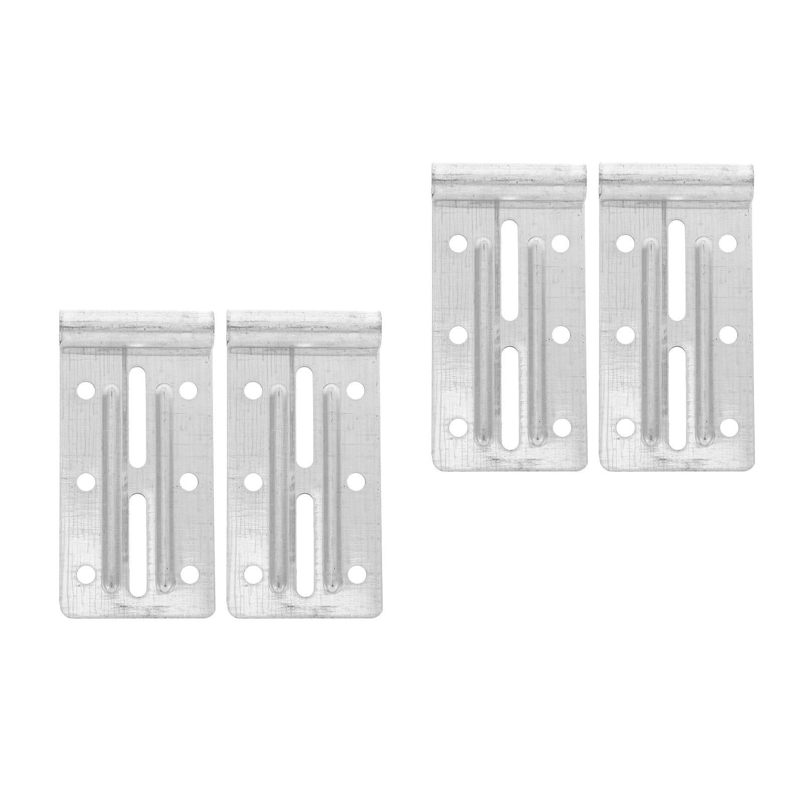 Hemoton 4 pcs Garage Door Track Reinforcement Bracket Heavy Duty Track ...