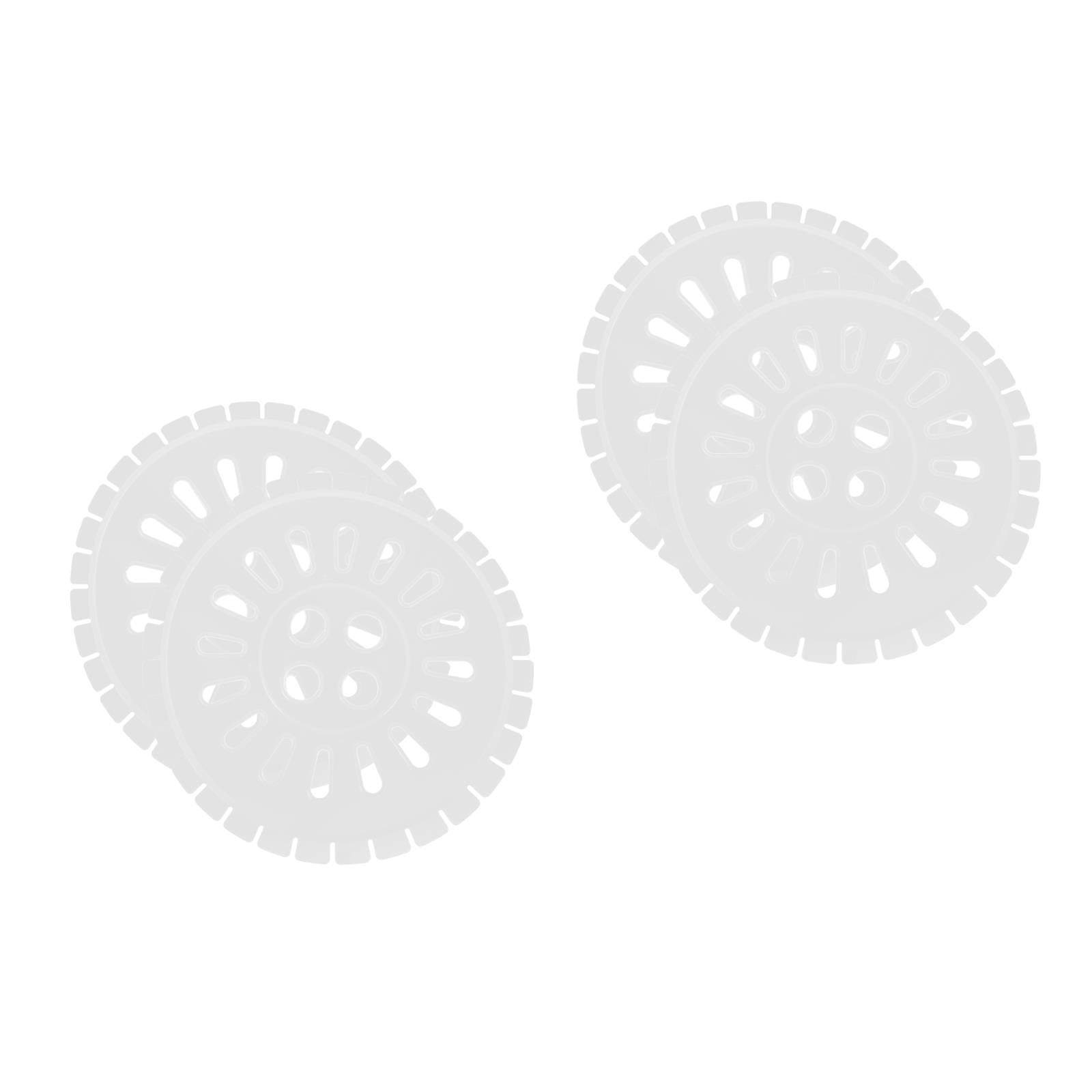 Hemoton 4 pcs Plastic Semi Automatic Washing Machine Cap Cover White ...