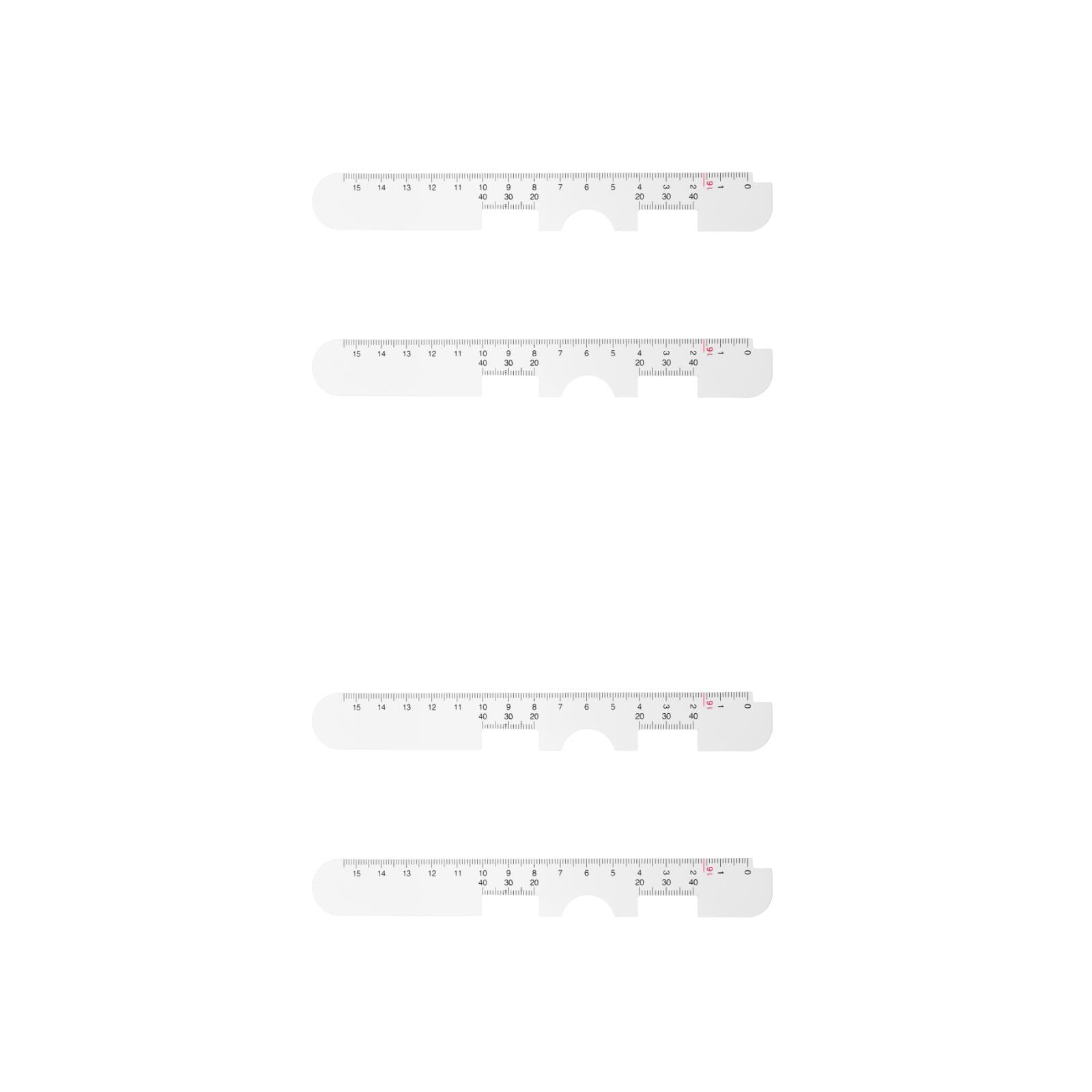 Hemoton 4 pcs Pupillary Distance Measurement Tool Lens Distance Ruler ...
