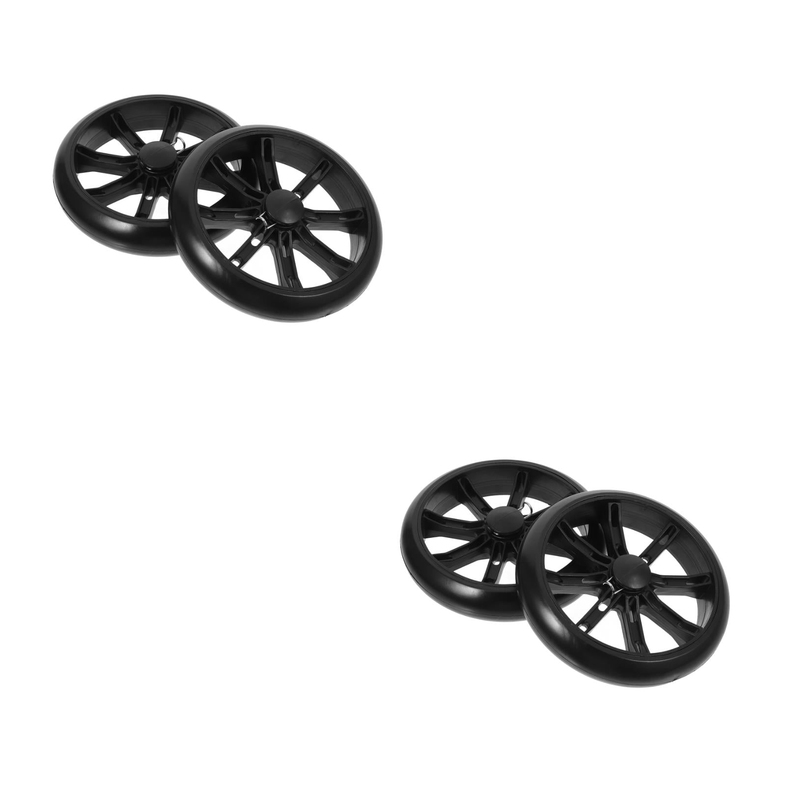 Hemoton 4 pcs Replacement Grocery Cart Wheels Push Cart Wheels Shopping ...